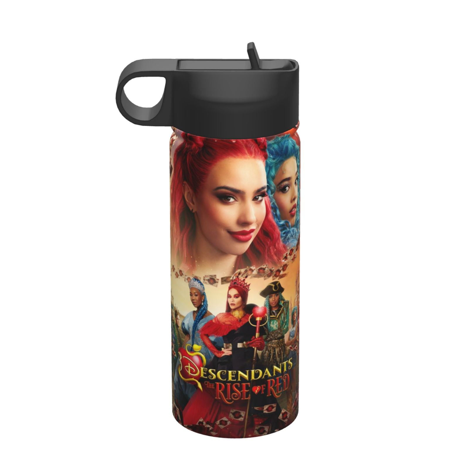 Descendants Water Bottle, Cute Pattern Stainless Steel Vacuum Insulated ...