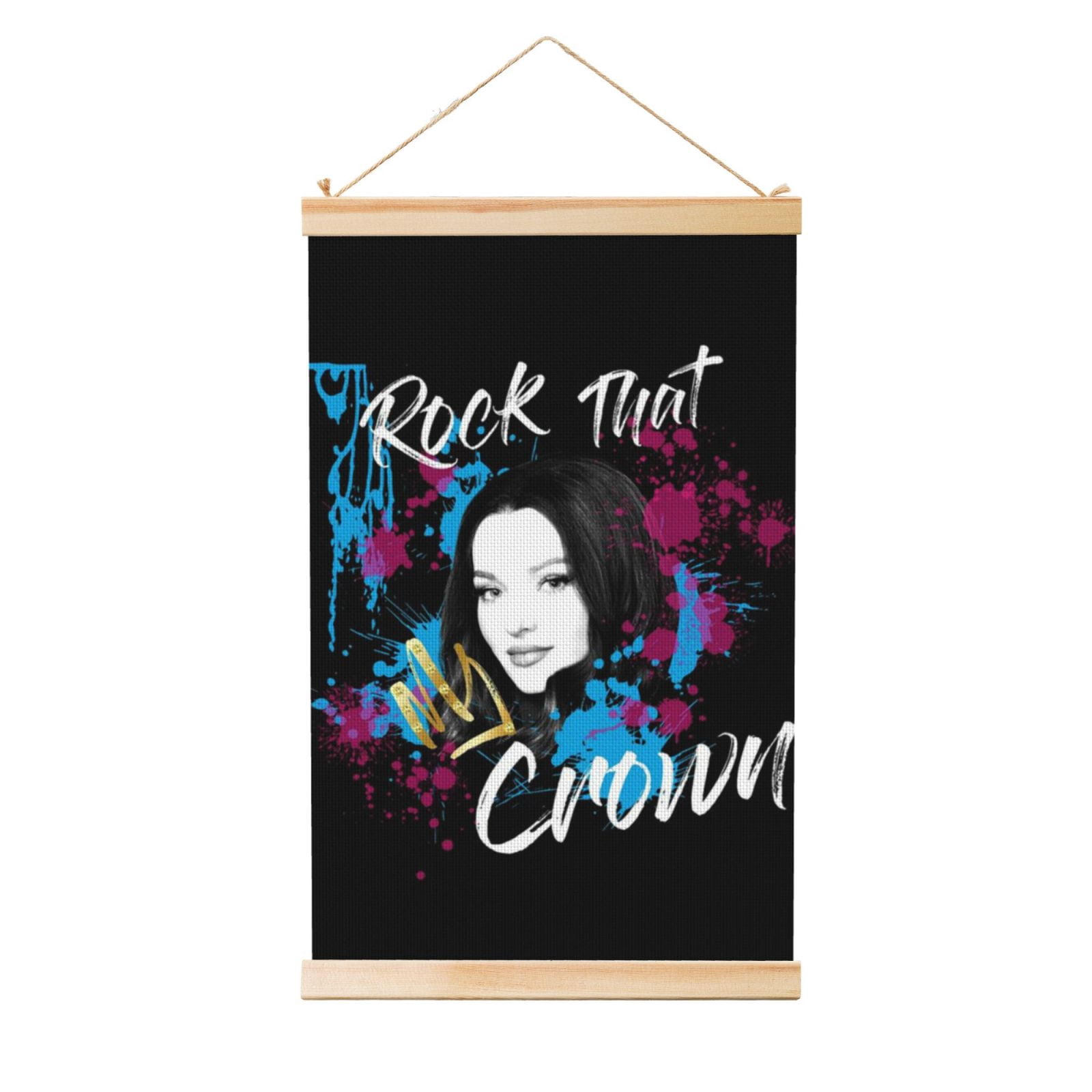 Descendants Wooden Shaft Hanging Poster Home Decor Poster Wall Art ...