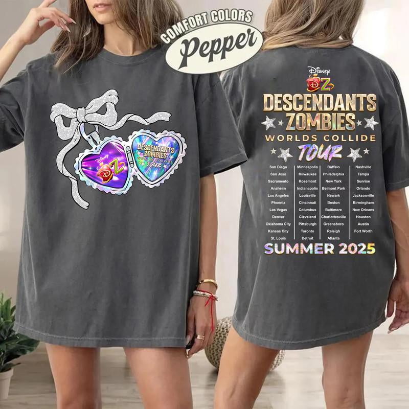 Descendants Zombies World Collide Tour Shirt, The Rise Of Red ...