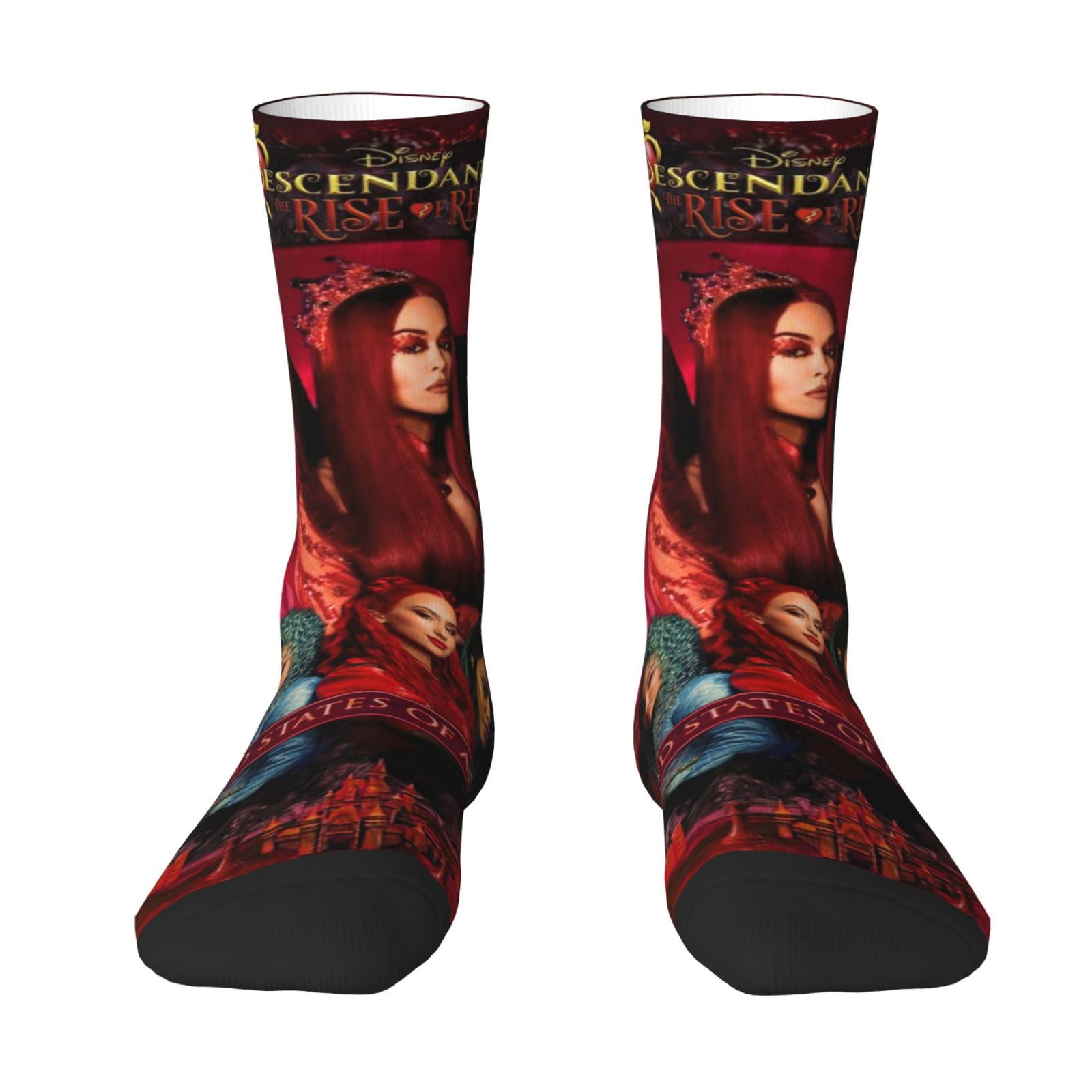 Descendants Zombies World Tour Novelty Crew Socks Casual Socks Mid Calf ...