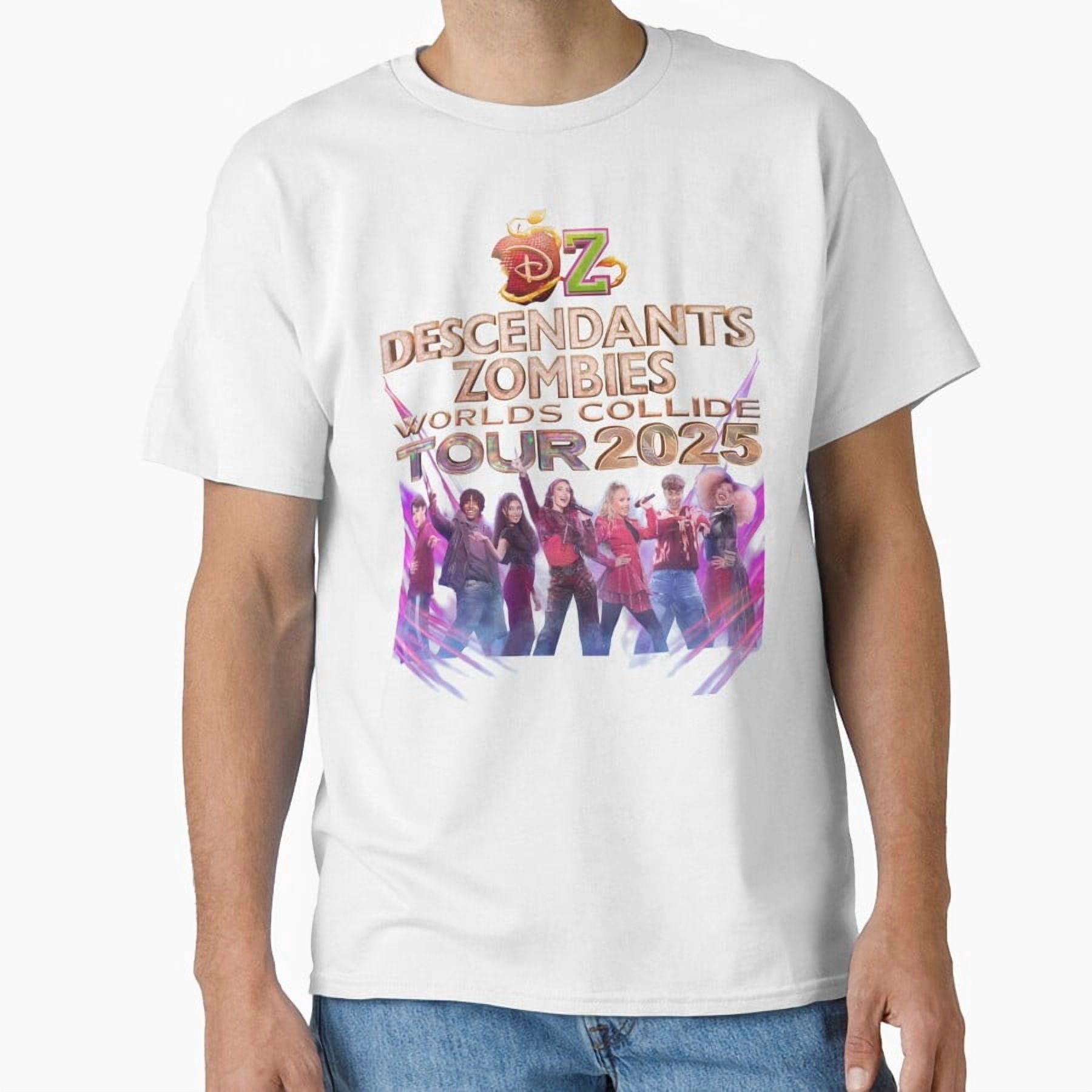 Descendants Zombies Worlds Collide Tour 2025 Concert T-Shirt - Walmart.com