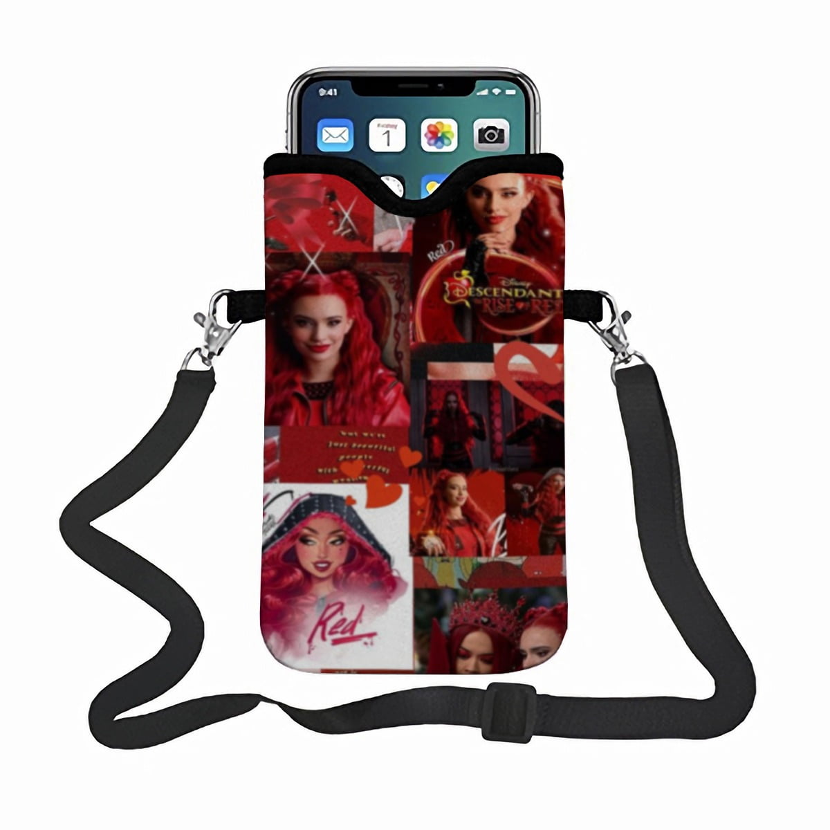 Descendants crossbody phone satchel, with an adjustable strap small ...