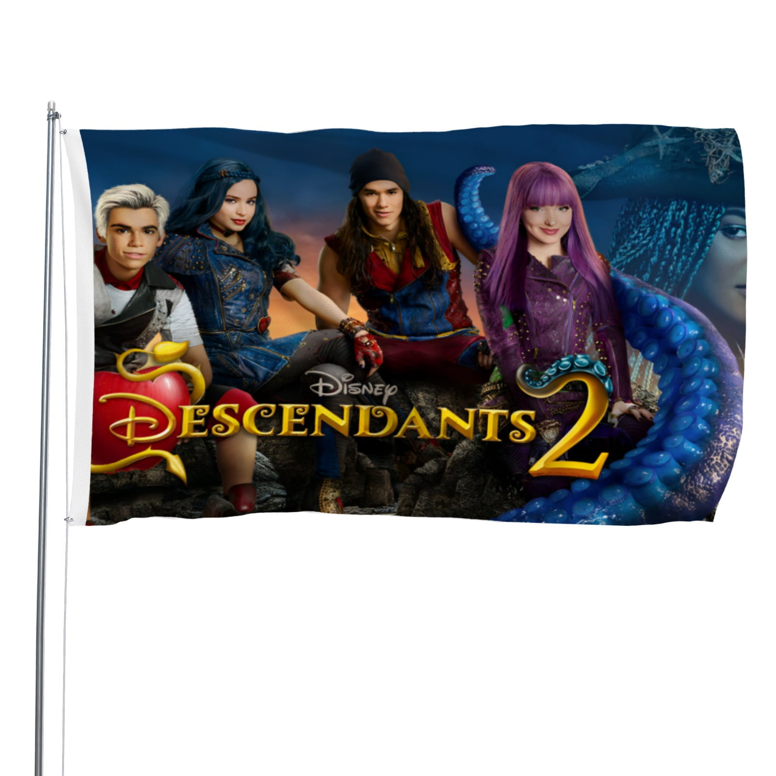Descendants-themed Printed Flag Perfect gift for fans, friends, and ...