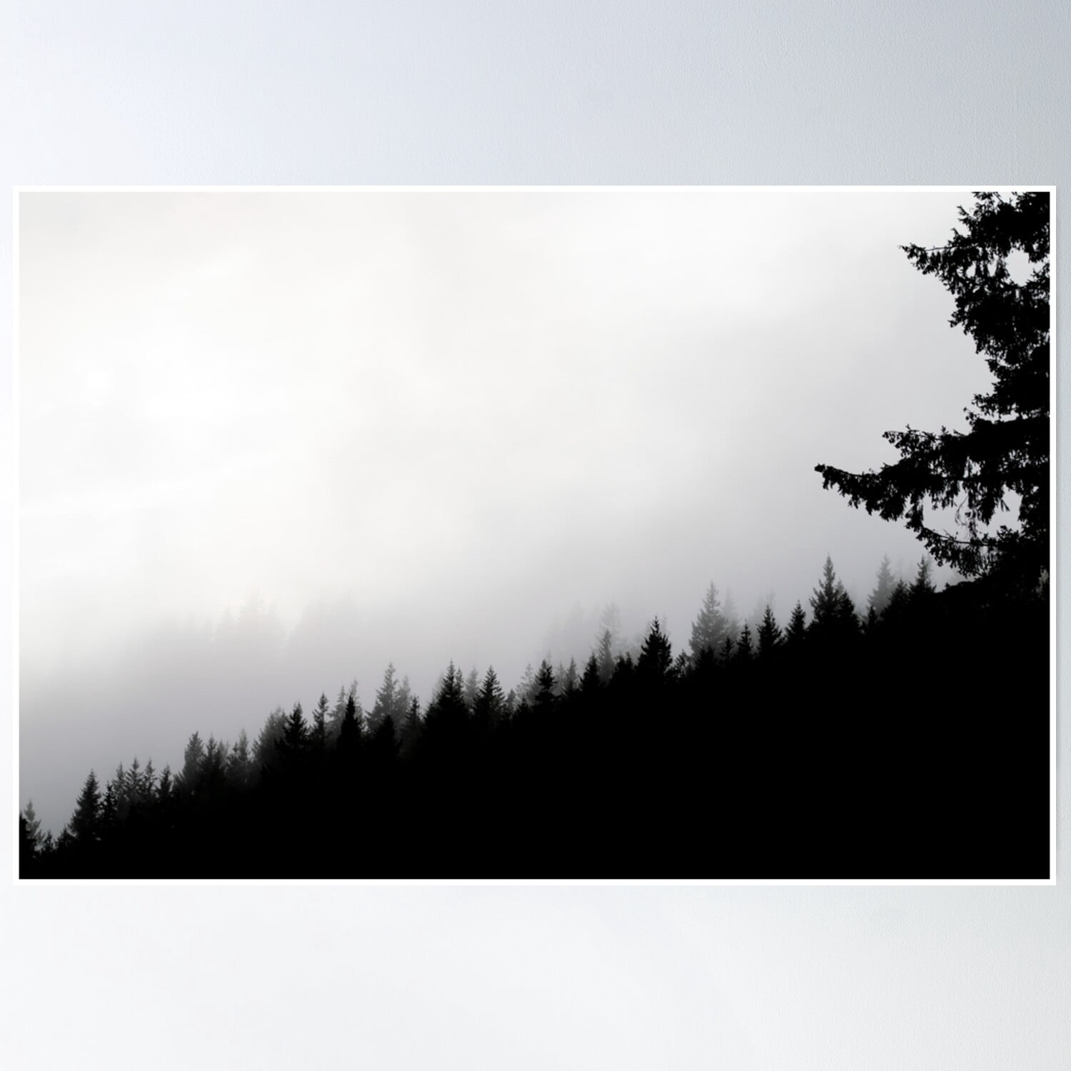 Descending Poster Wall Art, Modern Wall Decor, 12x18 UNFRAMED - Walmart.com