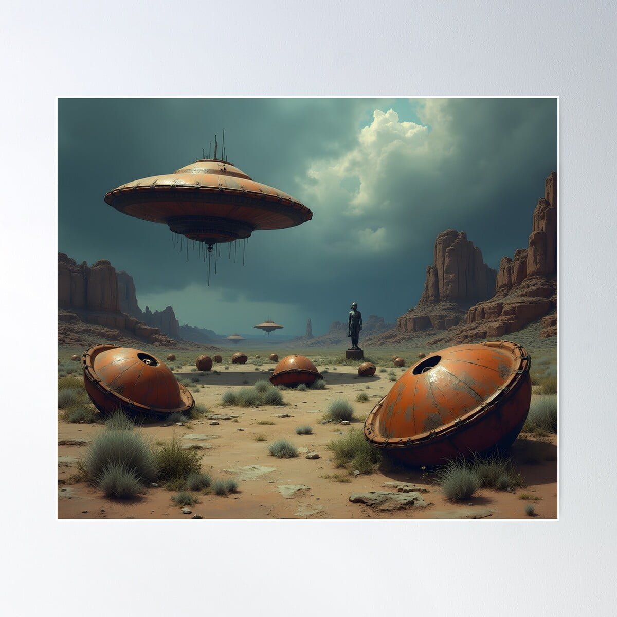 Descent Of The Forgotten Poster Wall Art, Modern Wall Decor For Living ...