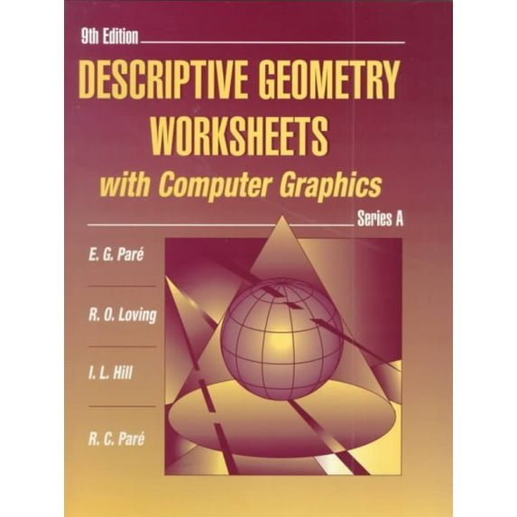 Descriptive Geometry Worksheets With Computer Graphics - Walmart.com