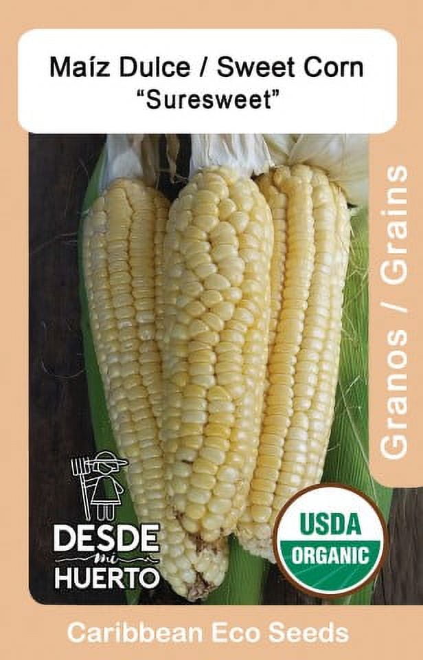 Desde Mi Huerto Suresweet Corn Organic Seeds - Walmart.com