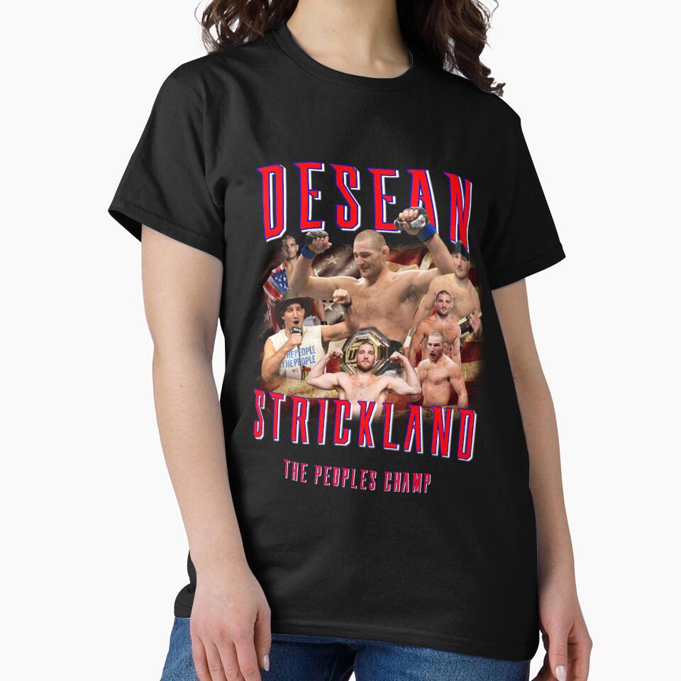 Desean Strickland MMA Fighter Retro Vintage Inspired Fan Unisex T-Shirt ...