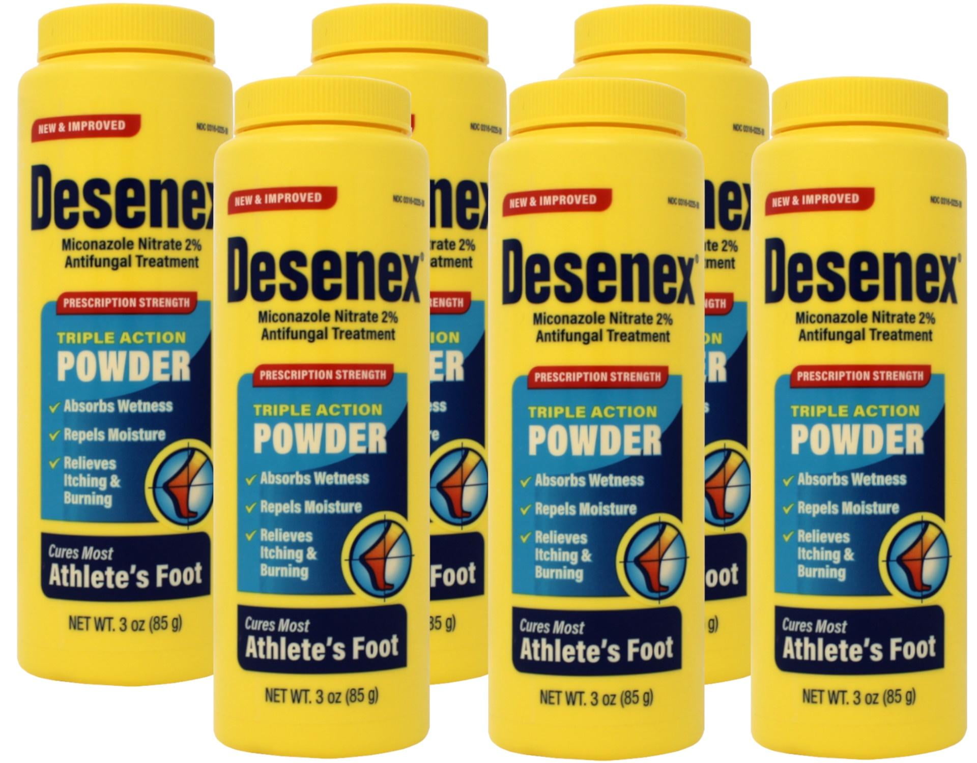 Desenex 2% Miconazole Nitrate, Antifungal Powder, 3 Oz, 6 Pack ...