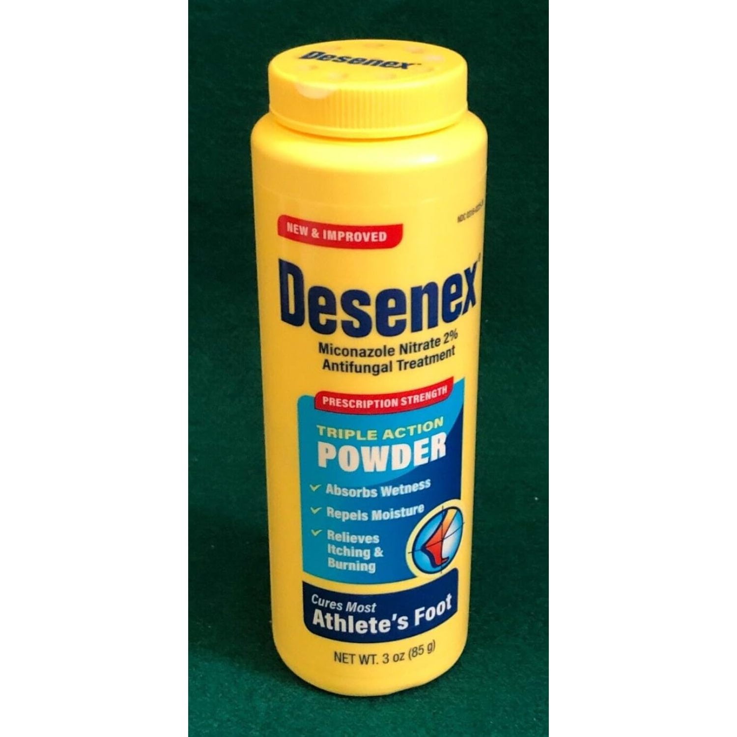 Desenex Antifungal Powder Cures Most Athletes Foot 3 oz. (3-Pack ...