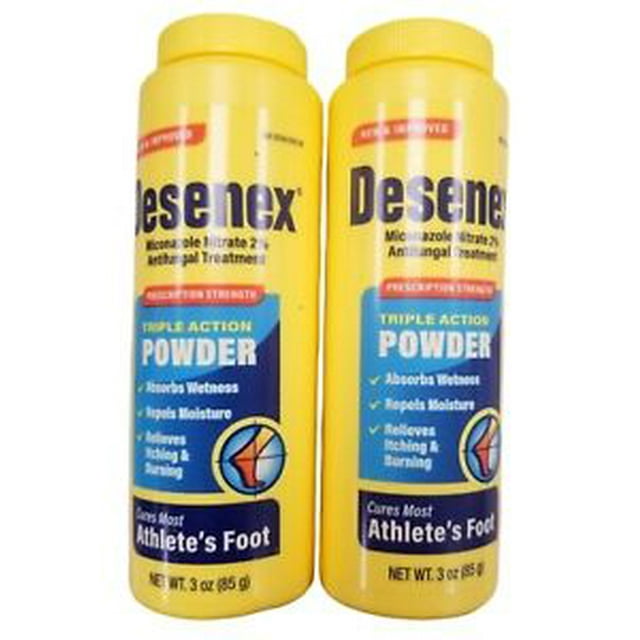 Desenex Antifungal Powder Miconazole 2% 3oz ( 2 PACK ) - Walmart.com