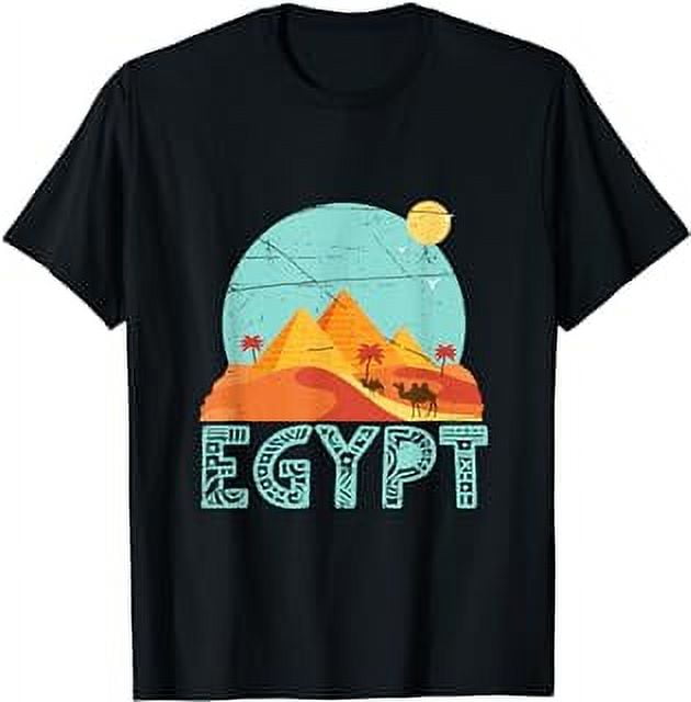 Desert Africa Ancient Egyptian Pyramids Egypt T-Shirt - Walmart.com