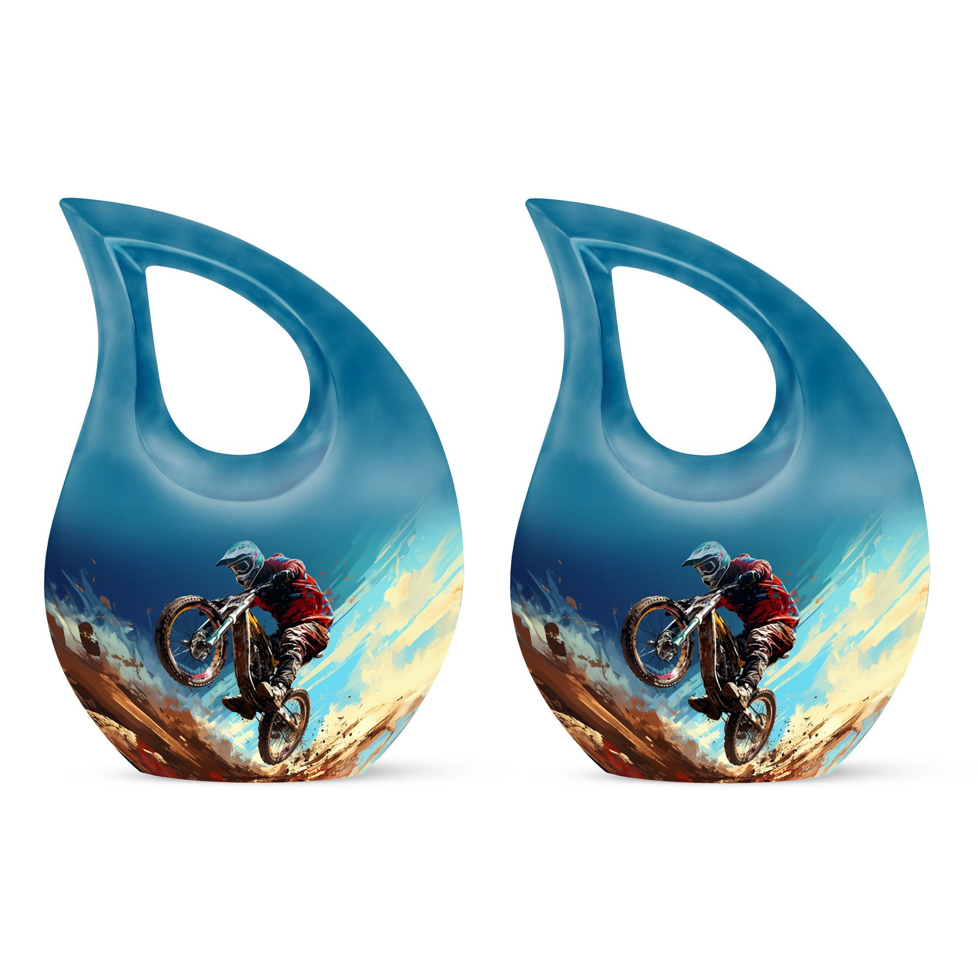 Desert Bike Leap urn - urns for adult male & female - adult cremation ...
