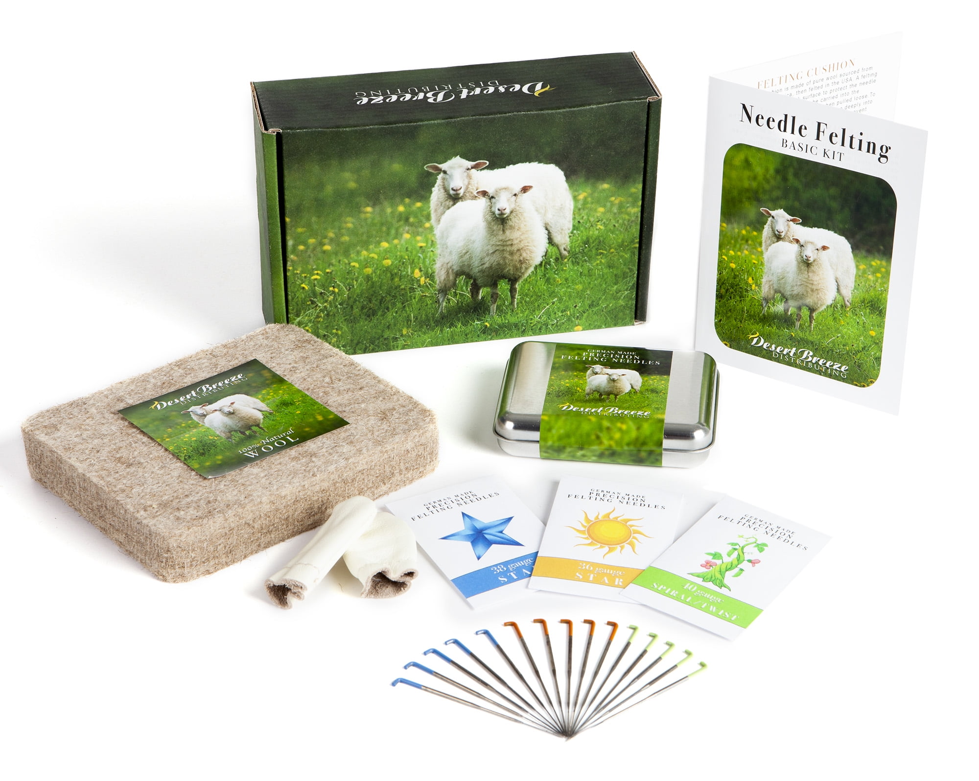 Desert Breeze Distributing Needle Felting Kit, Made in USA, Needles ...