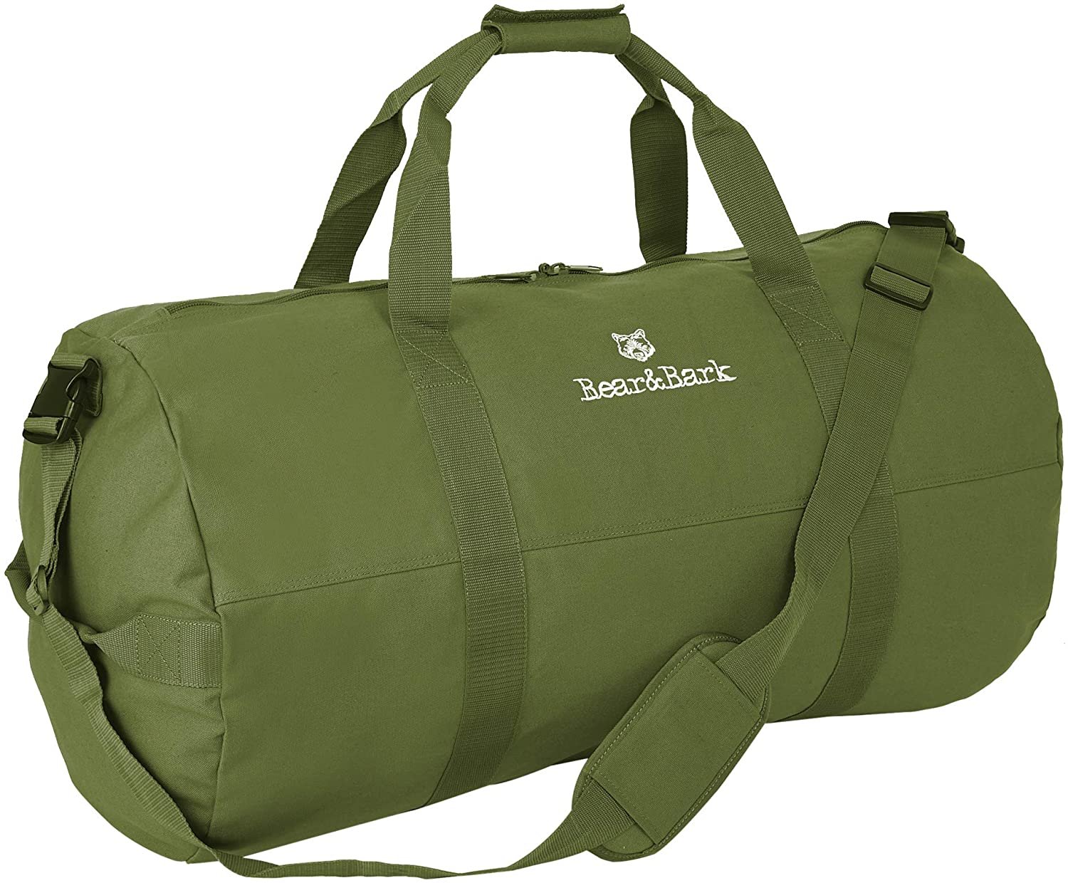 Extra Large Desert Brown Military Canvas Duffle Bag with Strap, 56x22 ...