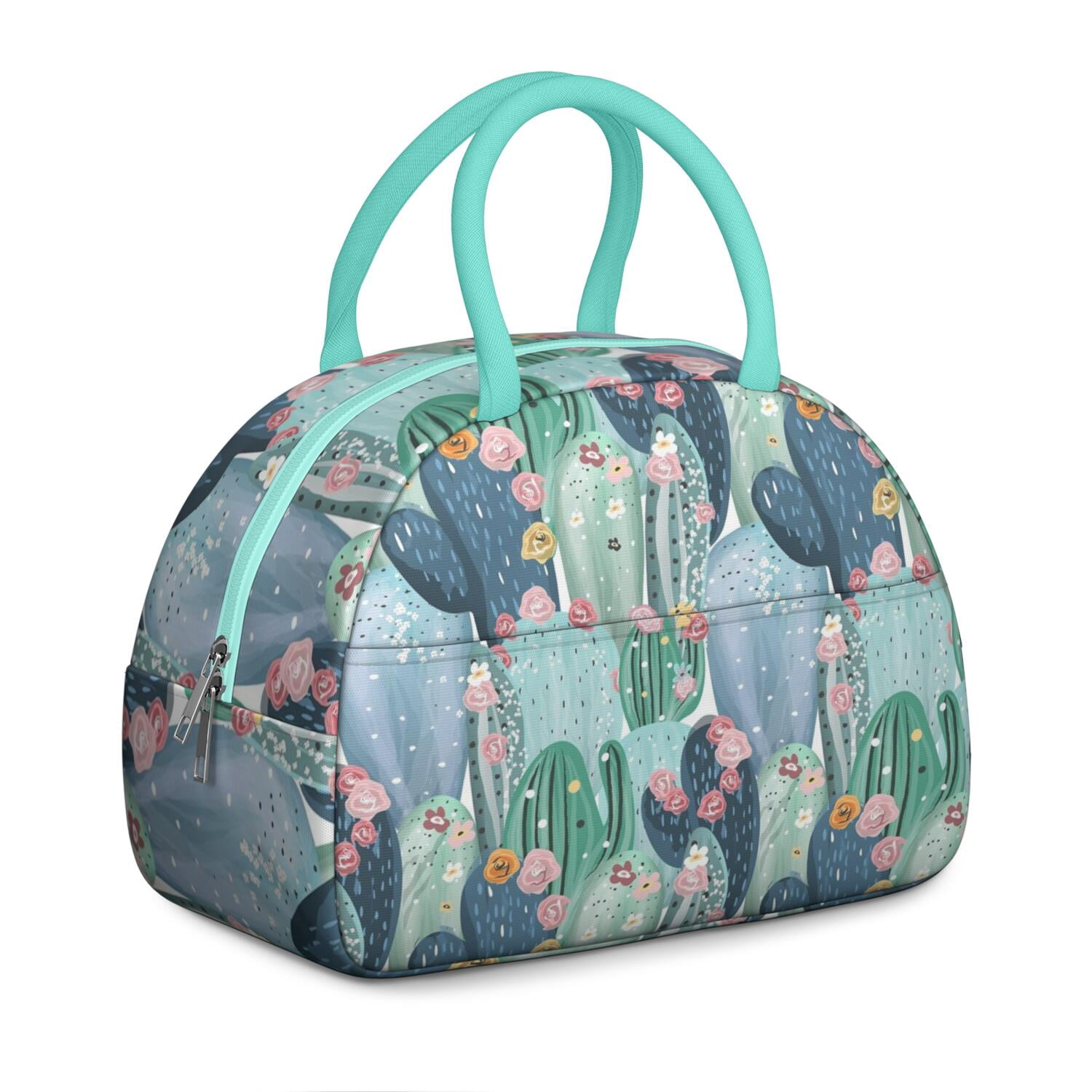 Desert Cactus Art Lunch Tote – Southwestern Inspired Thermal Bag ...