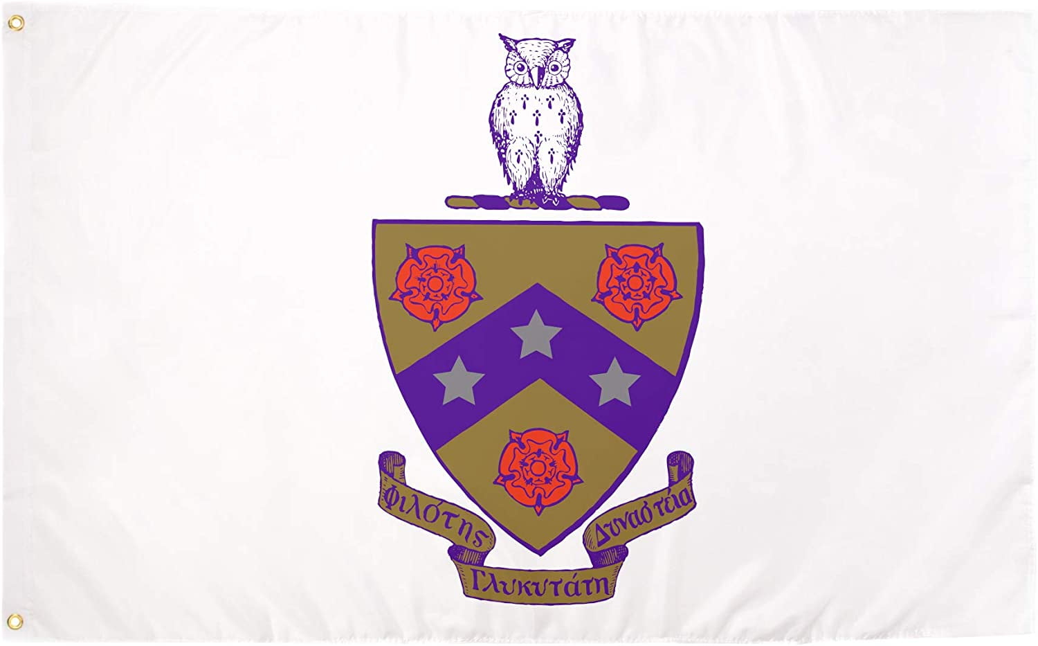 Desert Cactus Phi Gamma Delta Fiji Crest Fraternity Flag Greek Letter Banner Large 3 Feet X 5