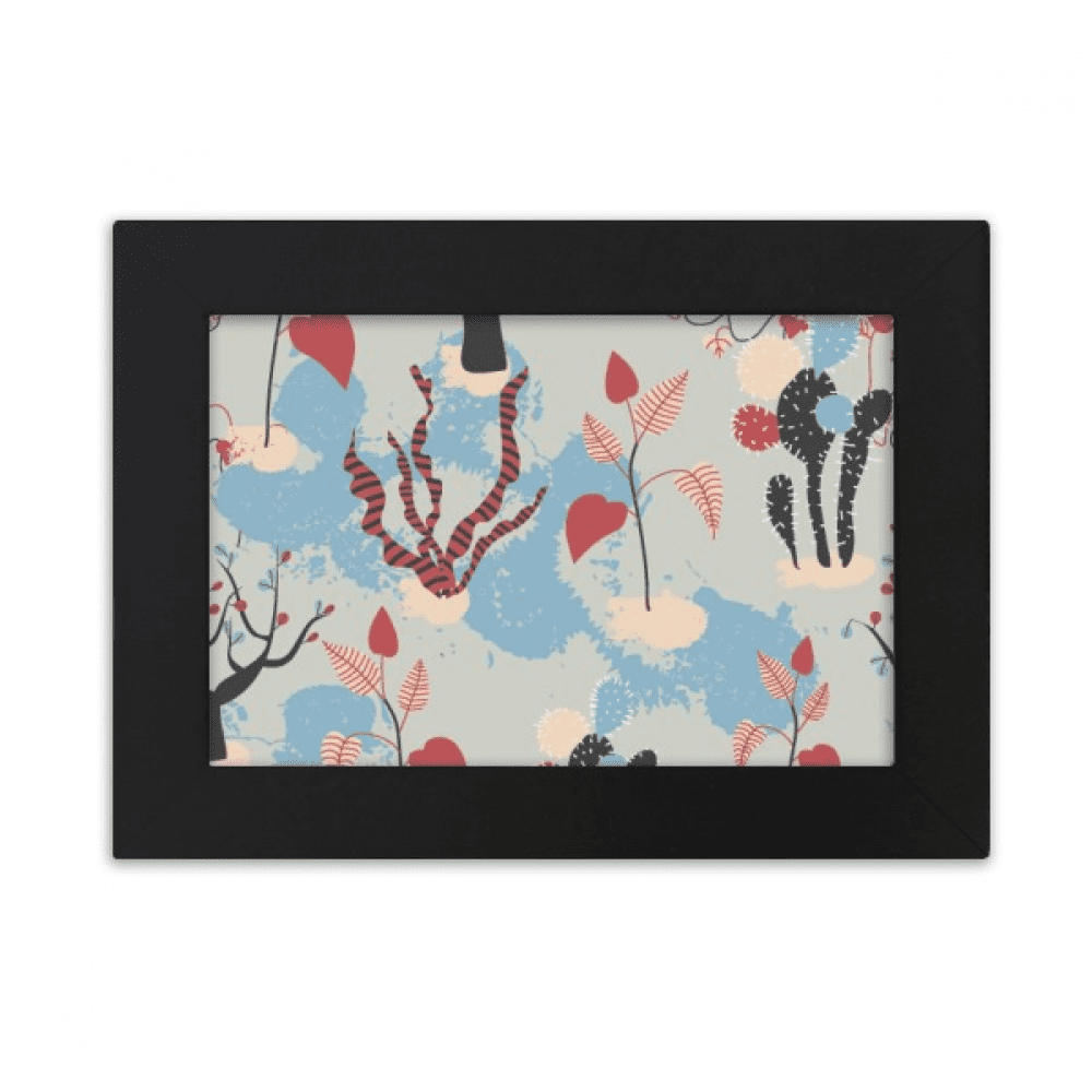 Desert Cactus Savanna Blue Trees Desktop Photo Frame Ornaments Picture ...