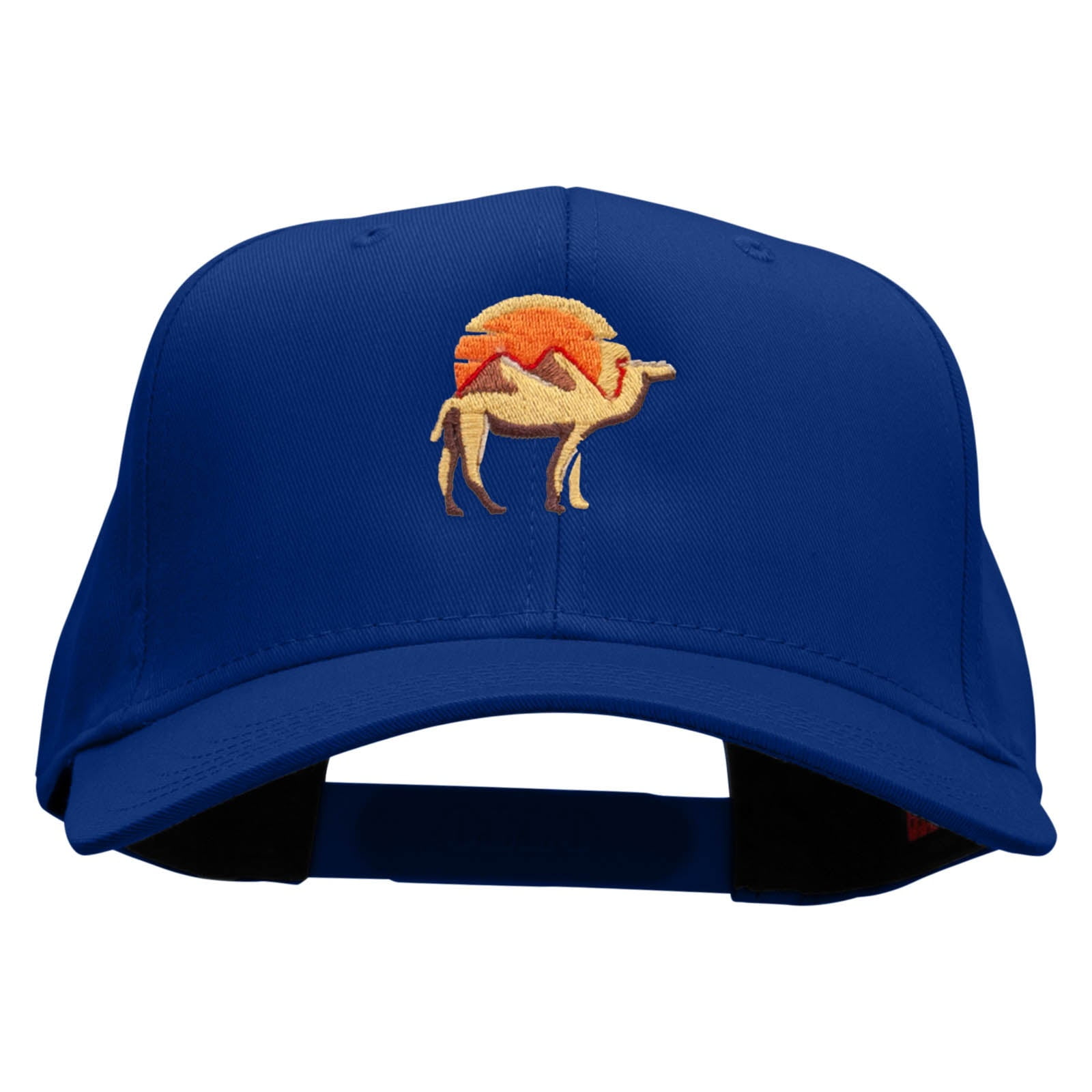 Desert Camel Embroidered Solid Cotton Twill Pro Style Cap - Royal OSFM ...