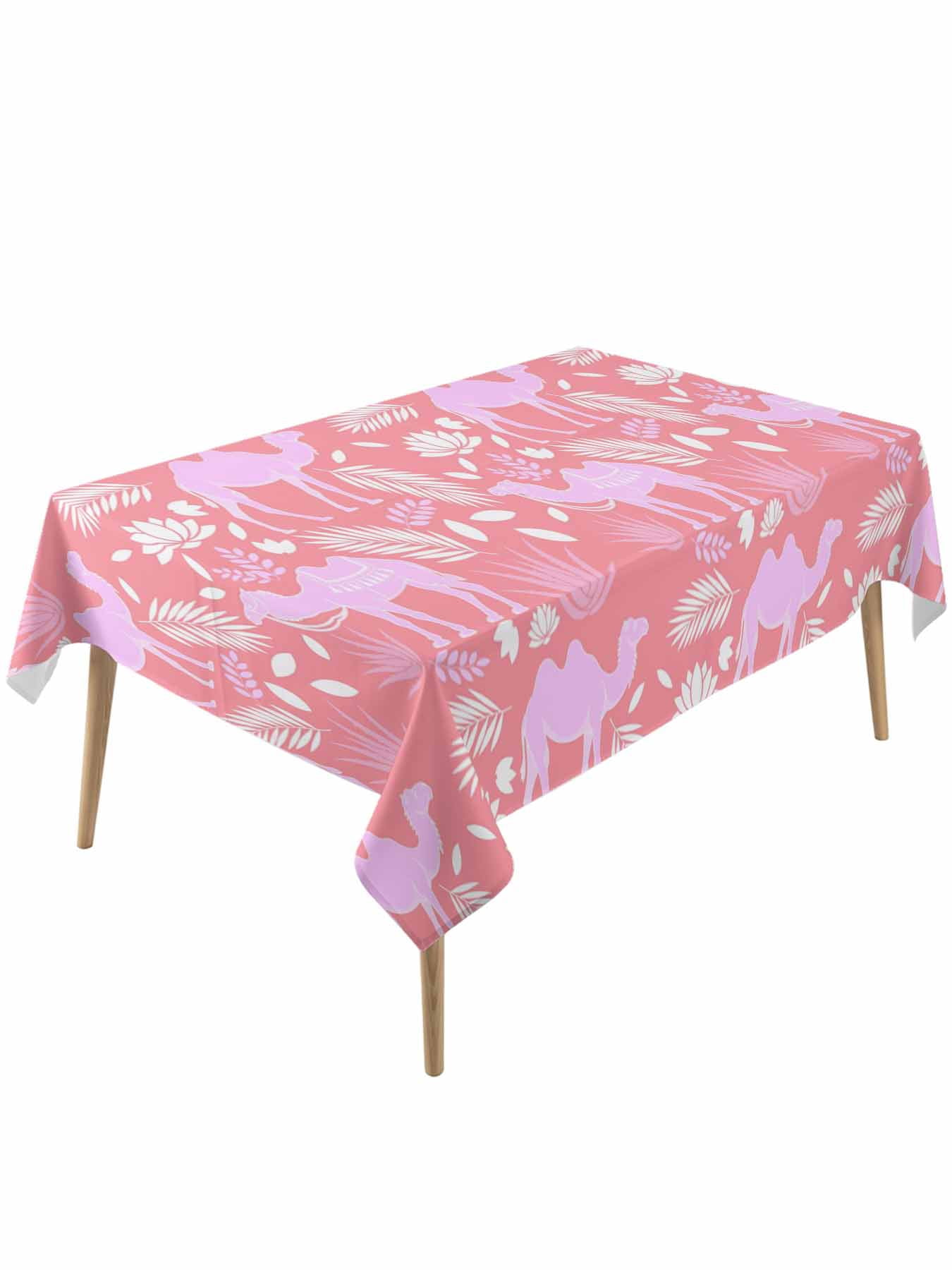 Desert Camel Table Cloth, Waterproof Tablecloth for Rectangle Tables ...