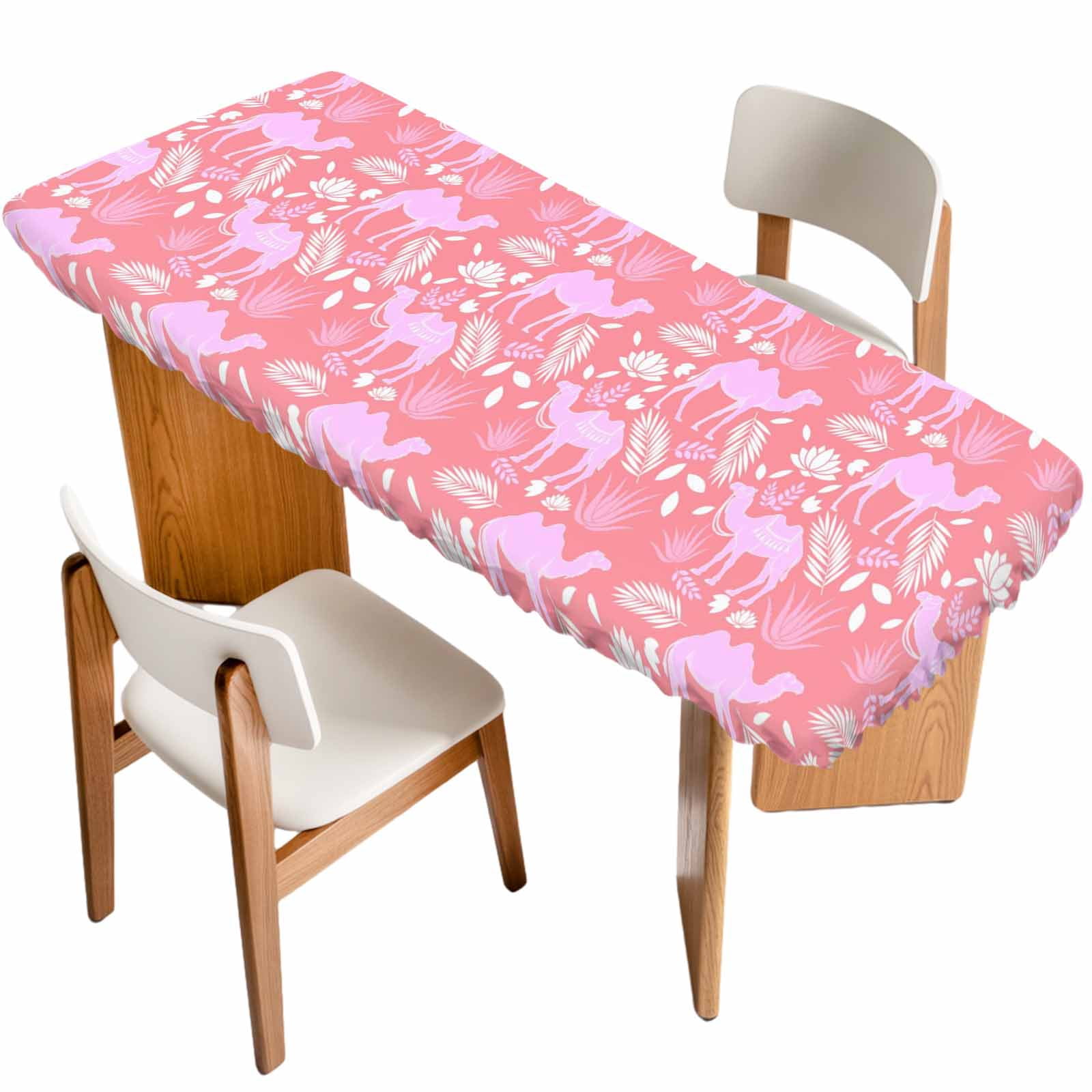 Desert Camel Table Cloths for 8 Foot Rectangle Tables, Vintage Sand ...