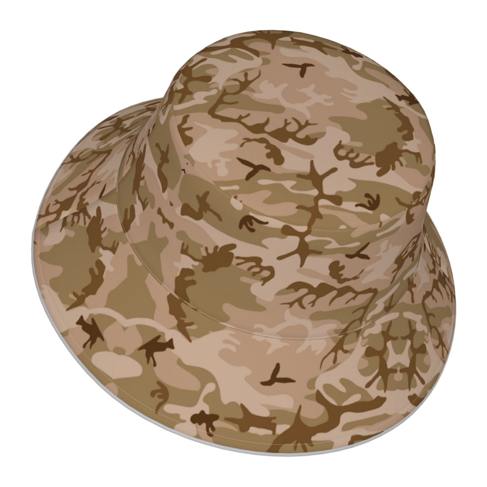 Desert Camouflage Bucket Hat With Reflective Stripe For Men Women ...