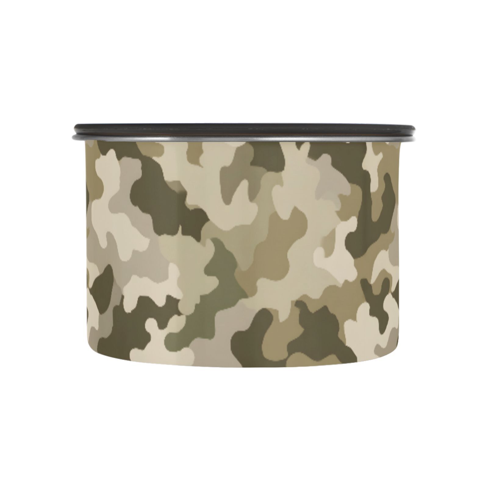 Desert Camouflage Camo Airtight Coffee Bean Canister 17oz Food Storage ...