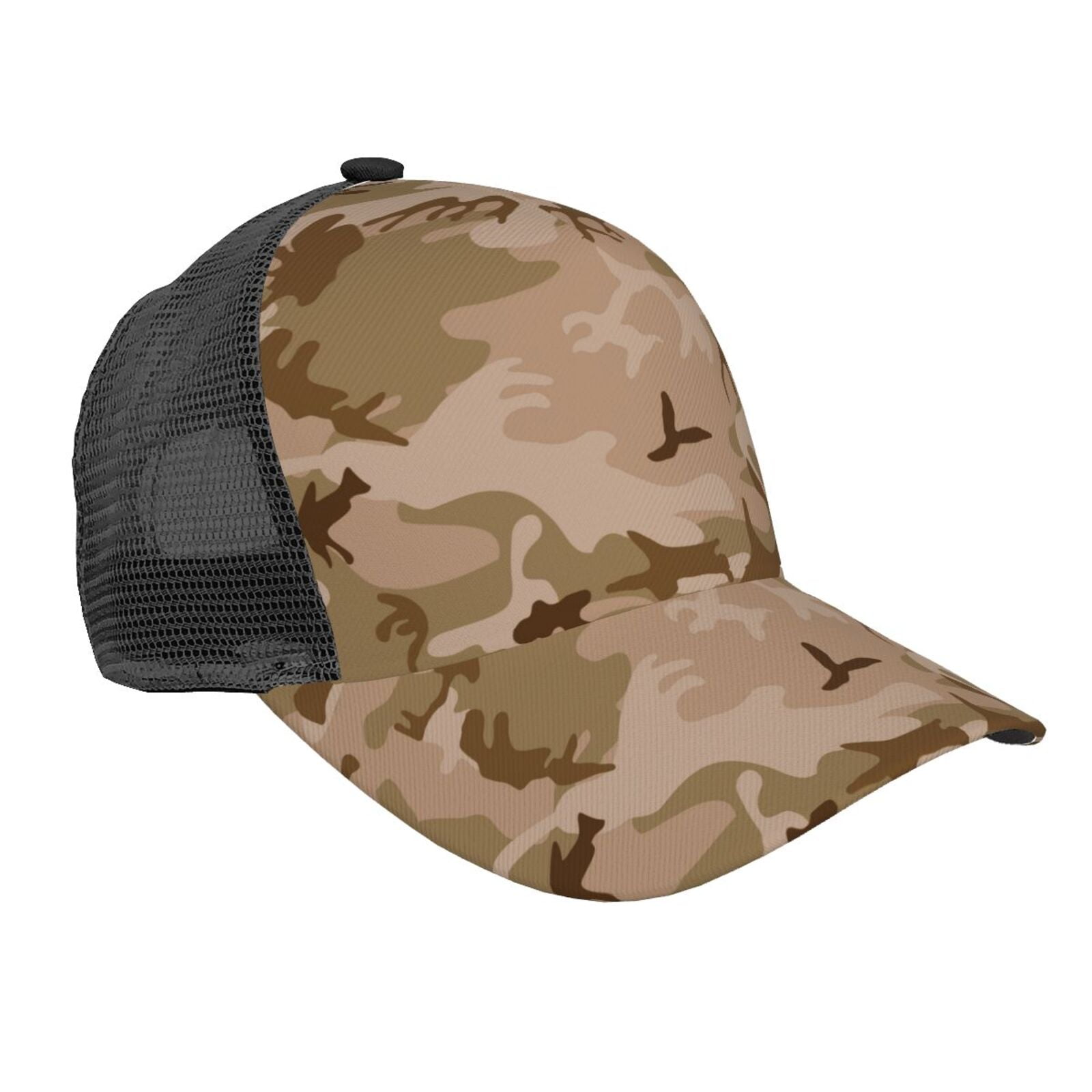 Desert Camouflage Snapback Trucker Hats Baseball Caps Adjustable Mesh ...