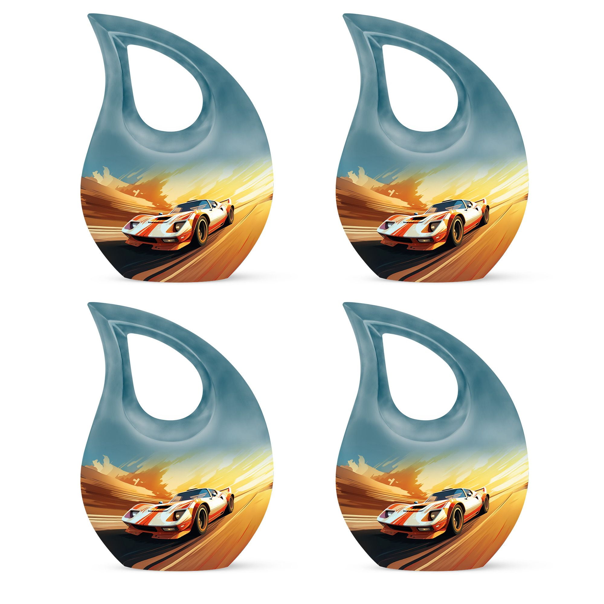 Desert Dash urn - urn for human ashes adult men - small urn for human ...