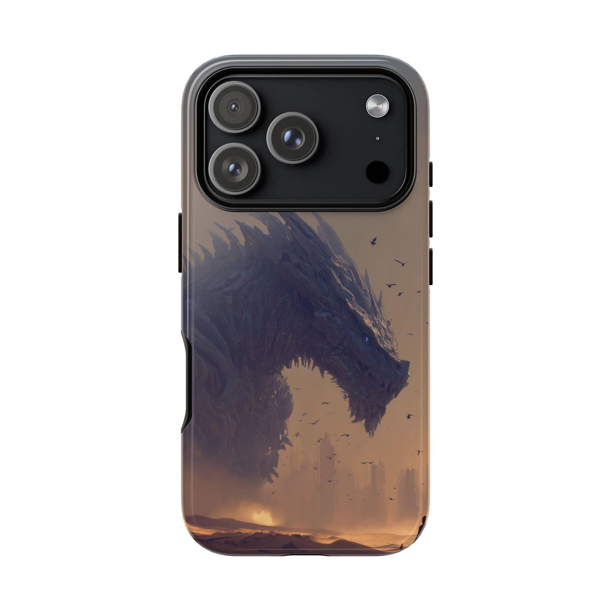 Desert Dragon Monster Sand Lands Mythic Creature Phone Case with iPhone ...