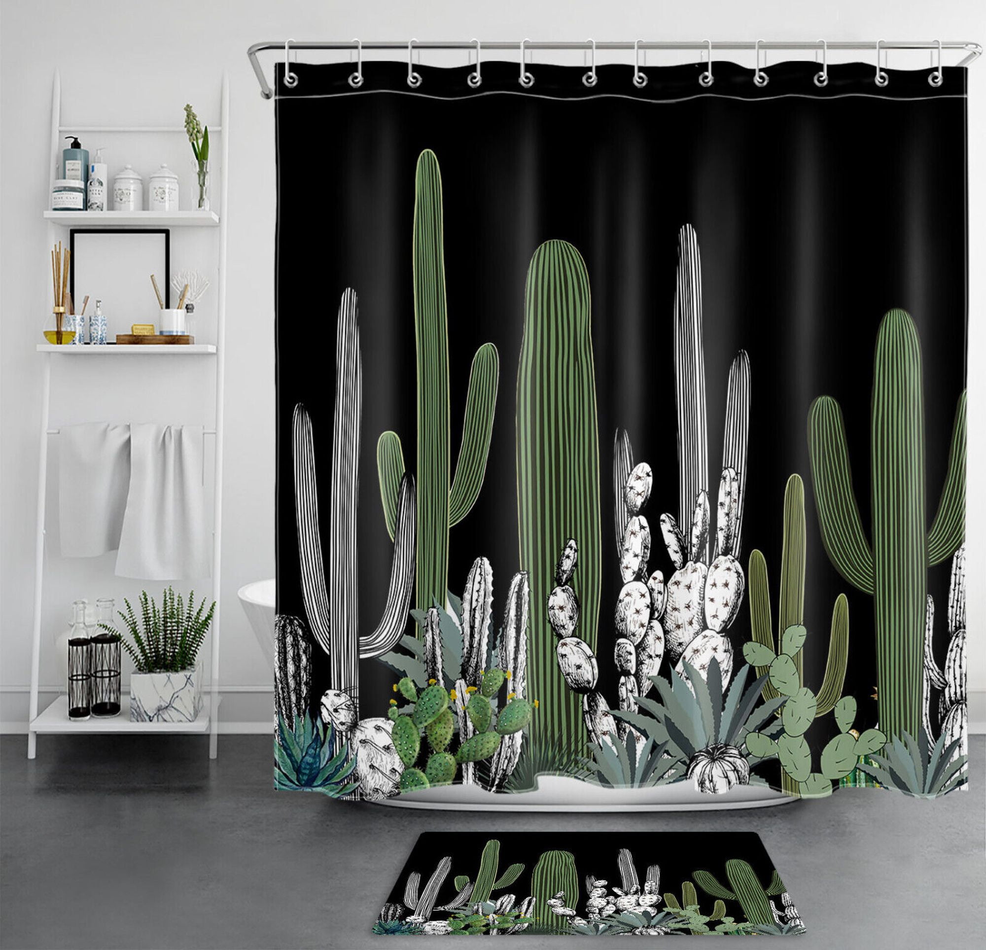 Desert Dream Chic Cactus Shower Curtain