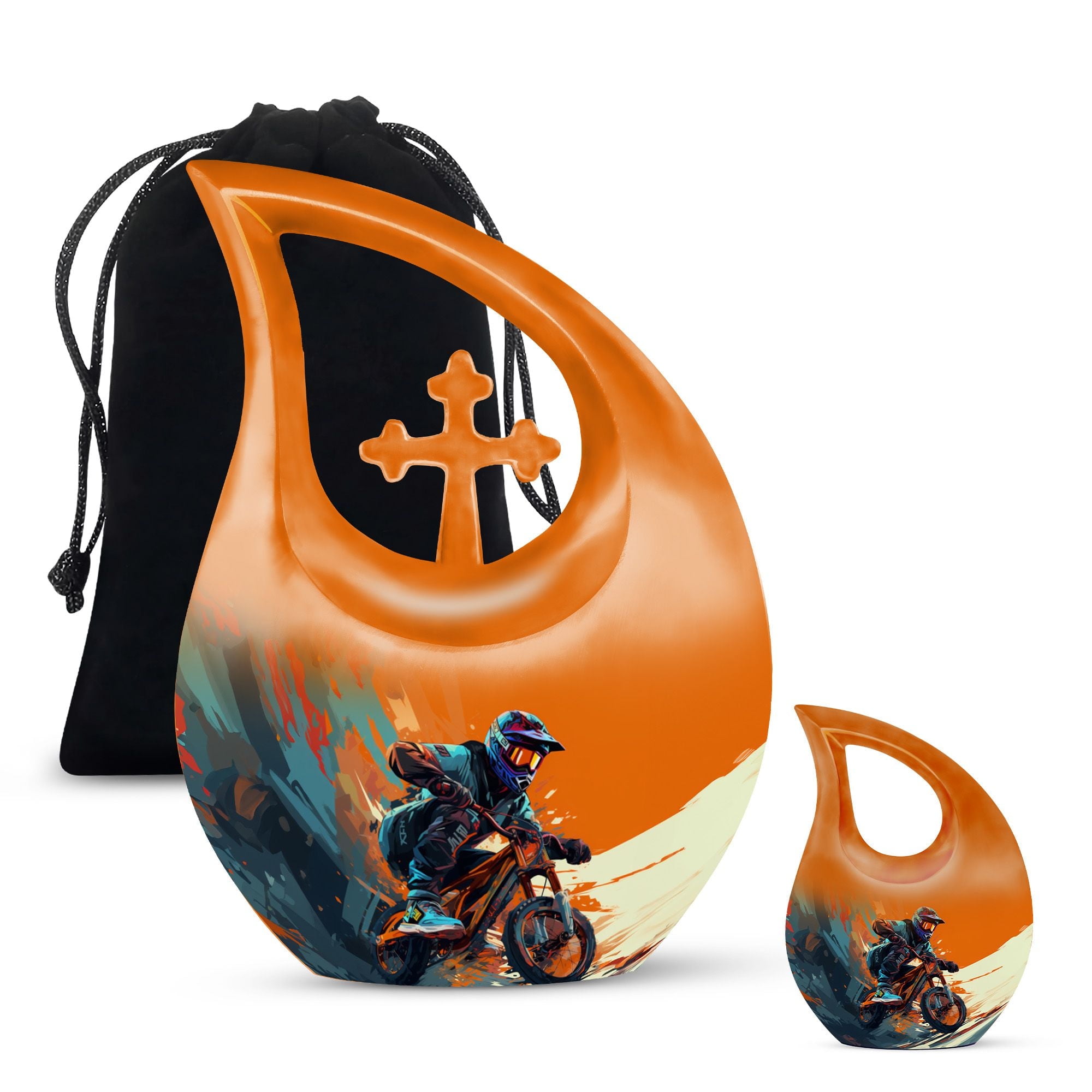 Desert Drift Cyclist urn - urns for ashes adult female & male - unique ...