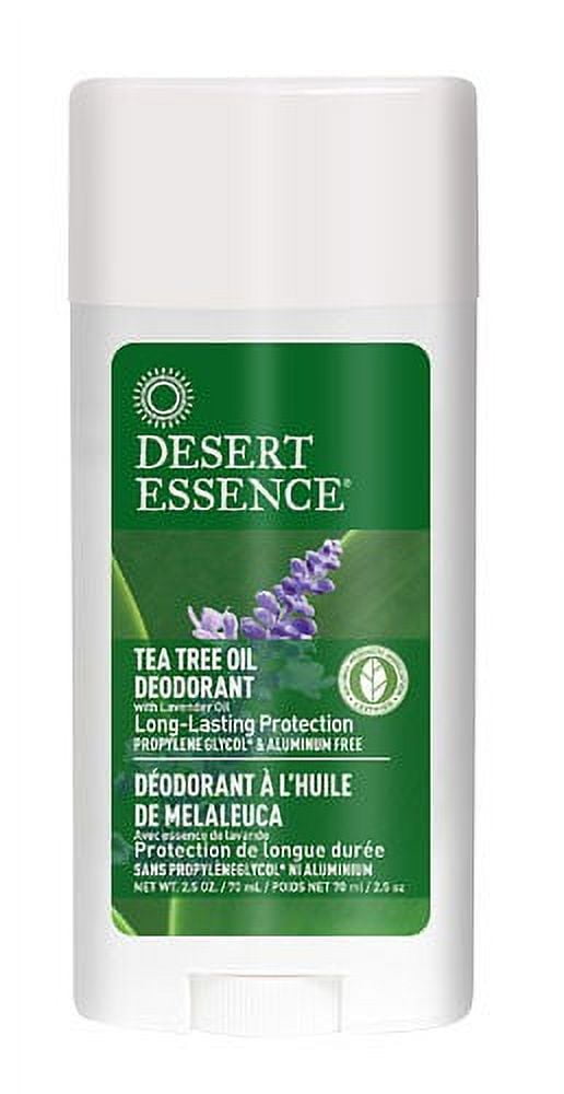 Desert Essence Aluminum-Free Deodorant, Tea Tree Oil, 2.5 Oz - Walmart.com