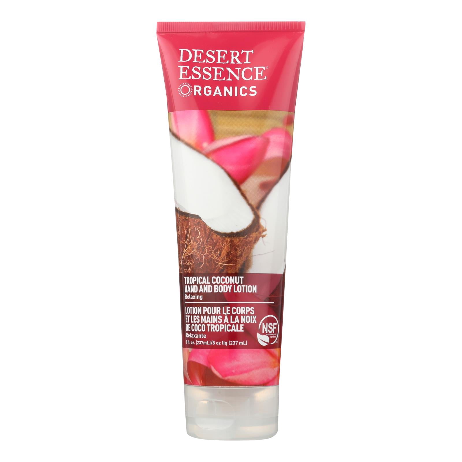 Desert Essence - Hand and Body Lotion Tropical Coconut - 8 fl oz ...