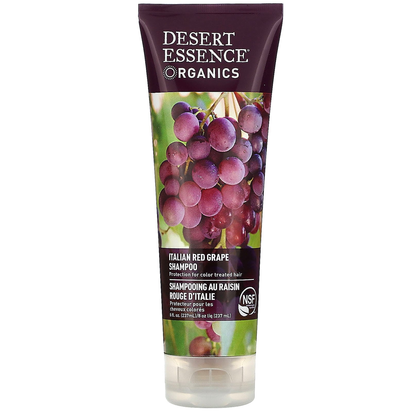 Desert Essence Italian Red Grape Shampoo for Color Treated Hair with UV ...