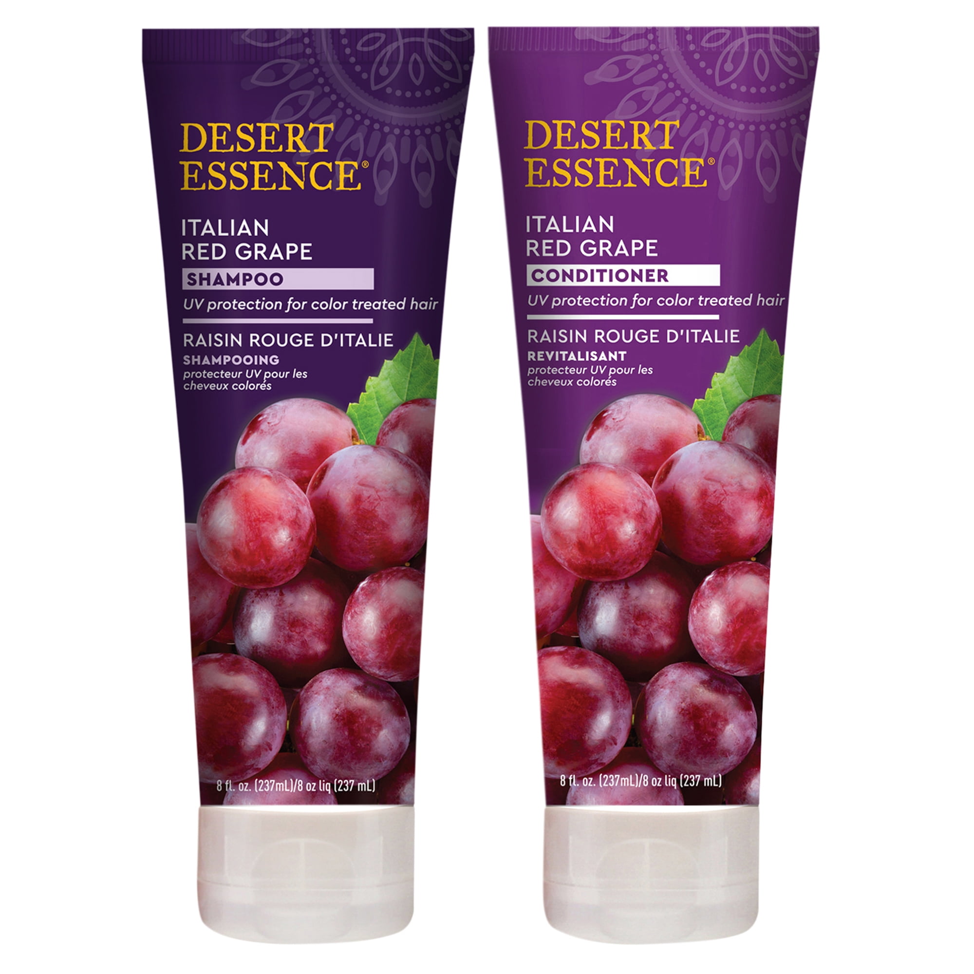 Desert Essence Italian Red Grape Shampoo & Conditioner Bundle - 8 Fl ...