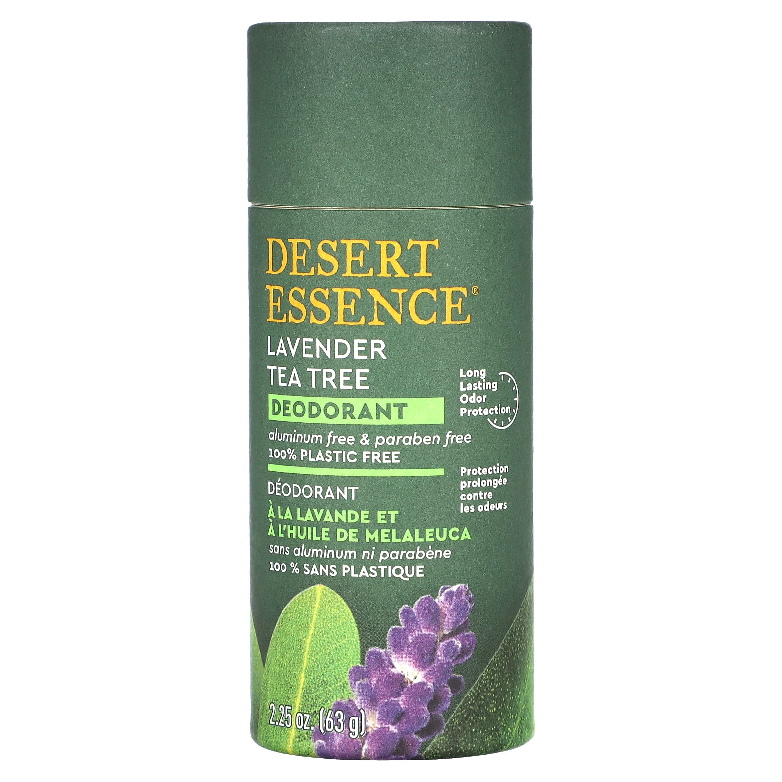 Desert Essence Deodorant, Lavender Tea Tree, 2.25 oz (63 g) - Walmart.com