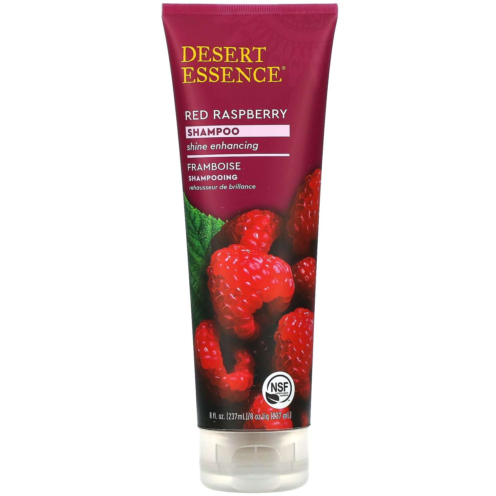 Desert Essence Shampoo, Red Raspberry, 8 fl oz (237 ml) - Walmart.com