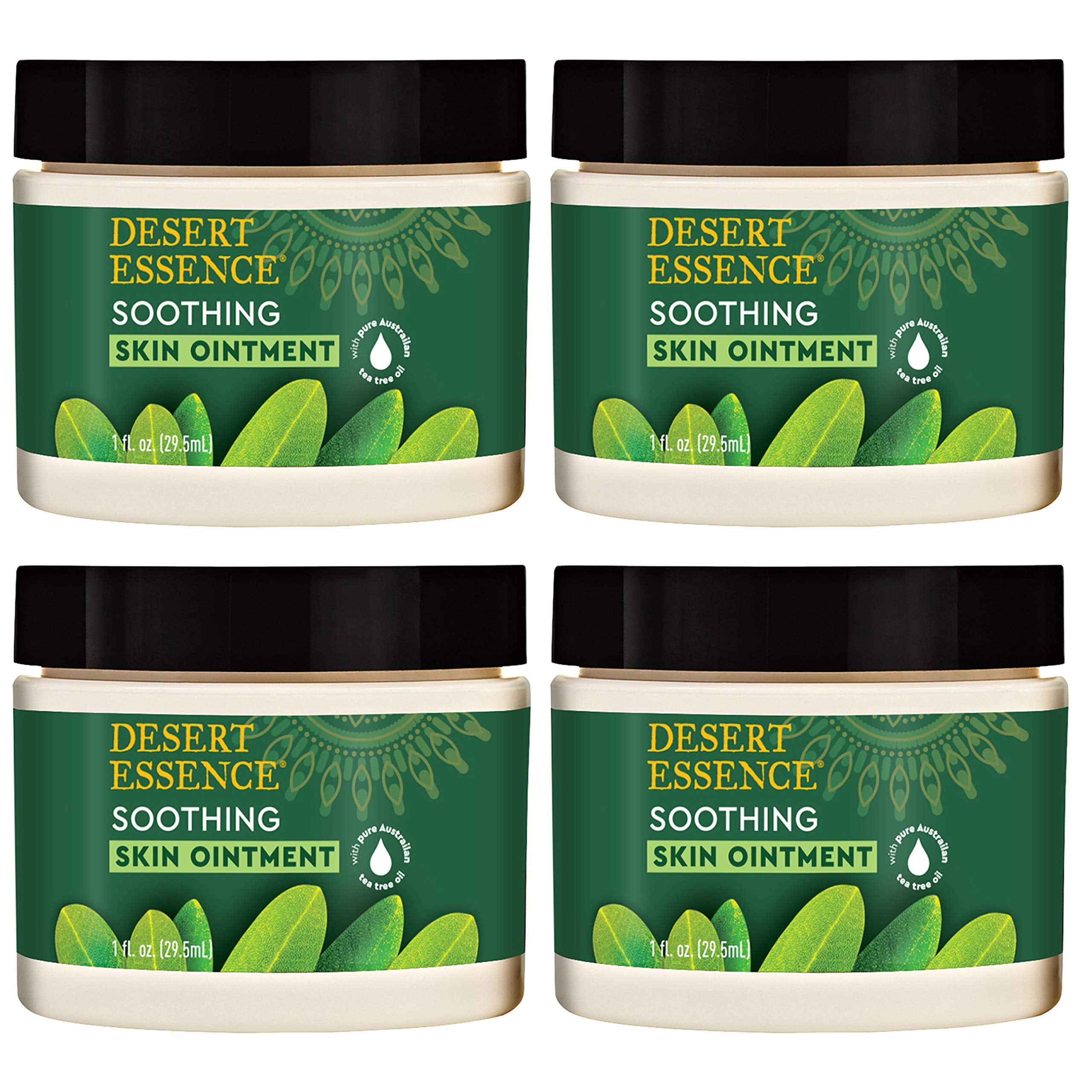 Desert Essence Tea Tree Oil Skin Ointment - 1 Fl Ounce - Pack of 4 ...