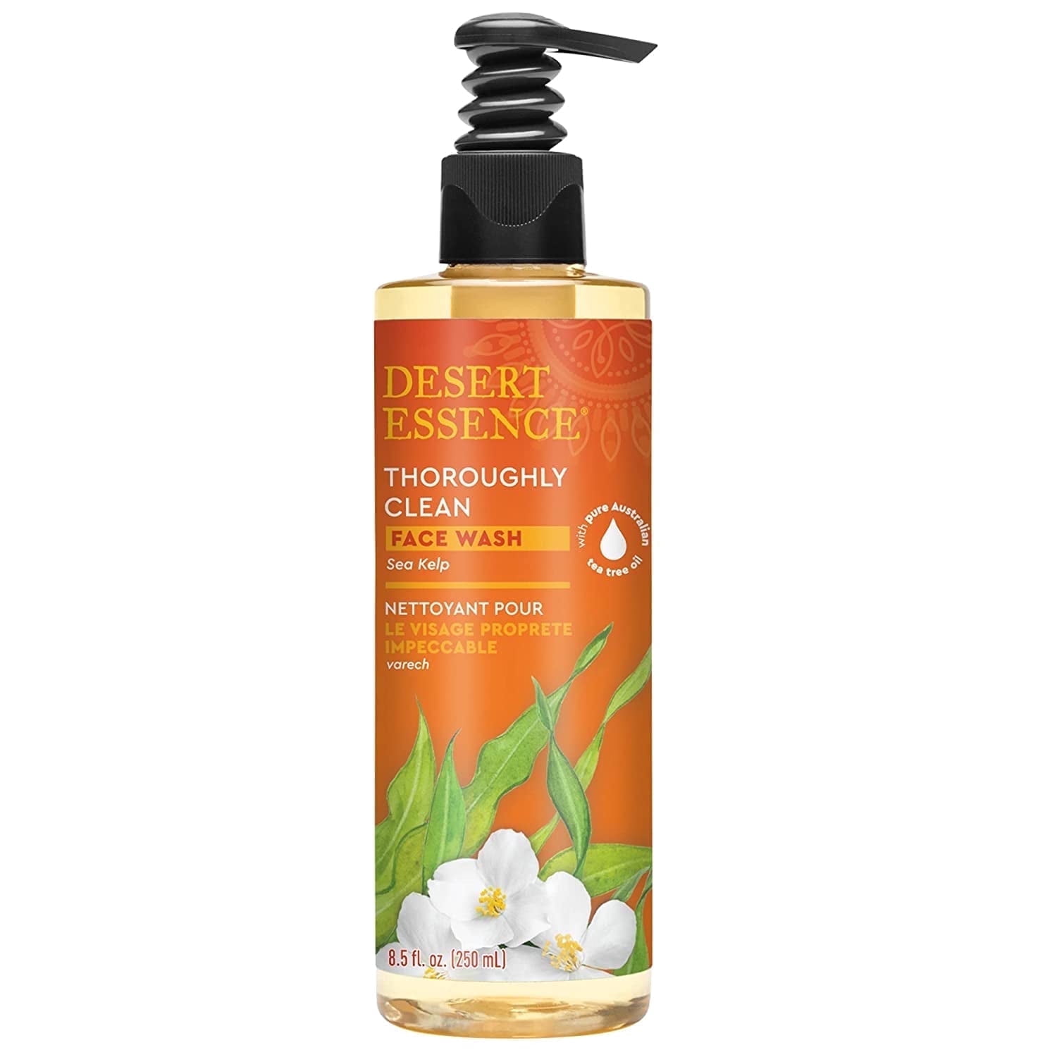 Desert Essence Thoroughly Clean Face Wash Sea Kelp 8.5 fl oz Pack of 3 ...