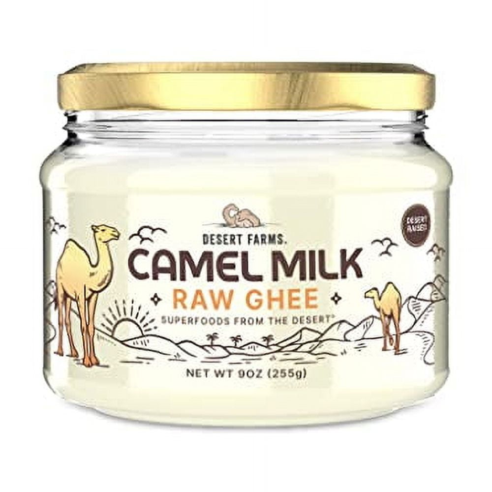 Desert Farms Grass-Fed Camel Ghee Butter (250 gms), Keto, Pasture ...