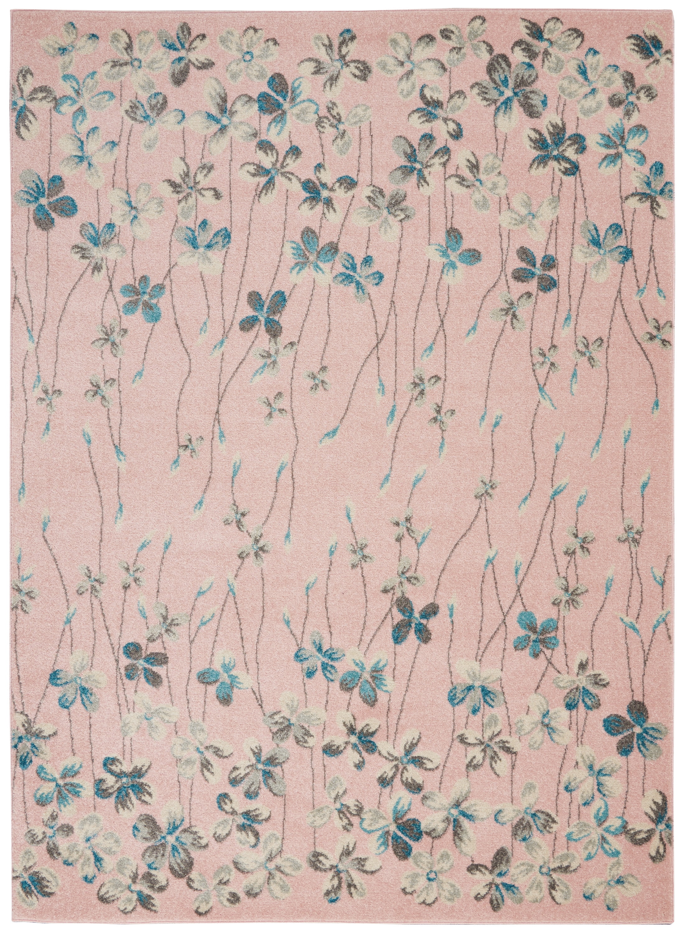 Desert Fields Bohemian Floral Loomed Area Rug, 5' x 7' - Walmart.com