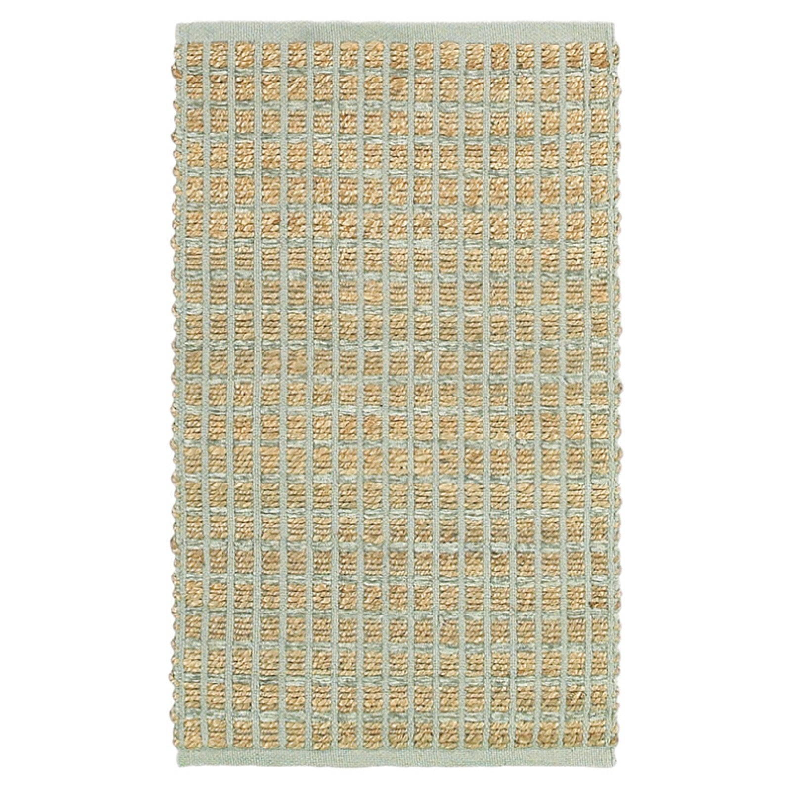 Desert Fields Gray Modern Grid Natural Jute Area Rug - Walmart.com