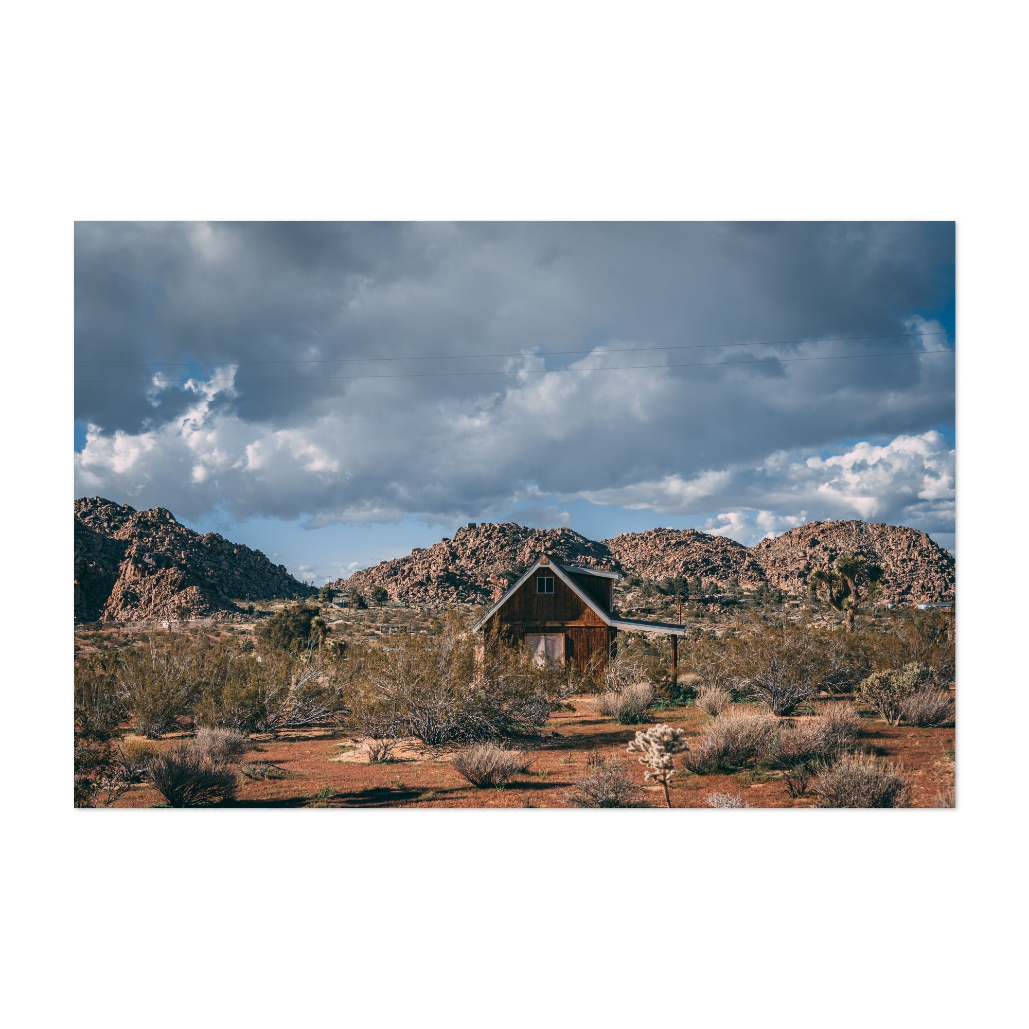 Desert Hut - California Photography Desert Rustic Barn Landscape ...