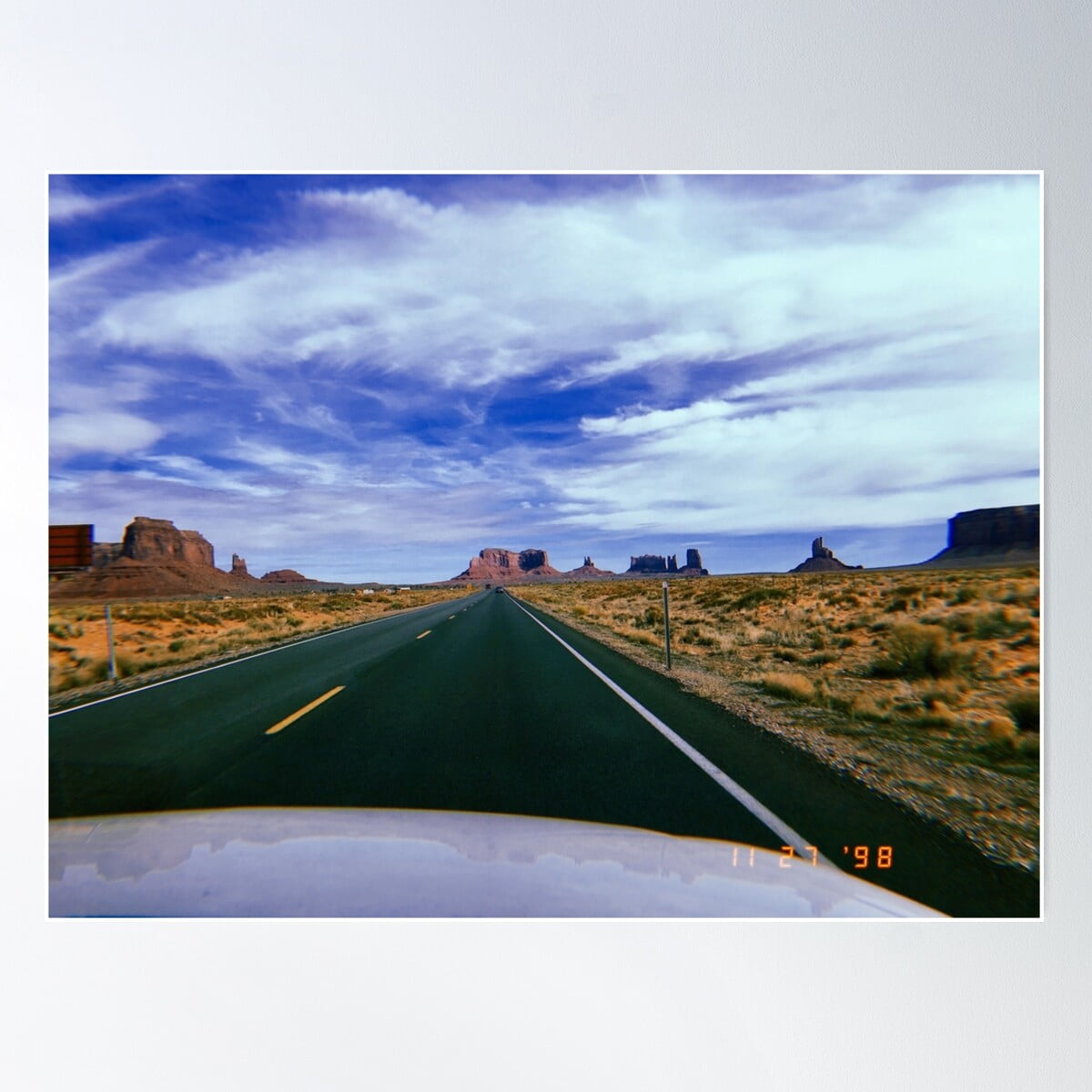 Desert Landscape Poster Wall Art, Modern Wall Decor For Living Room ...