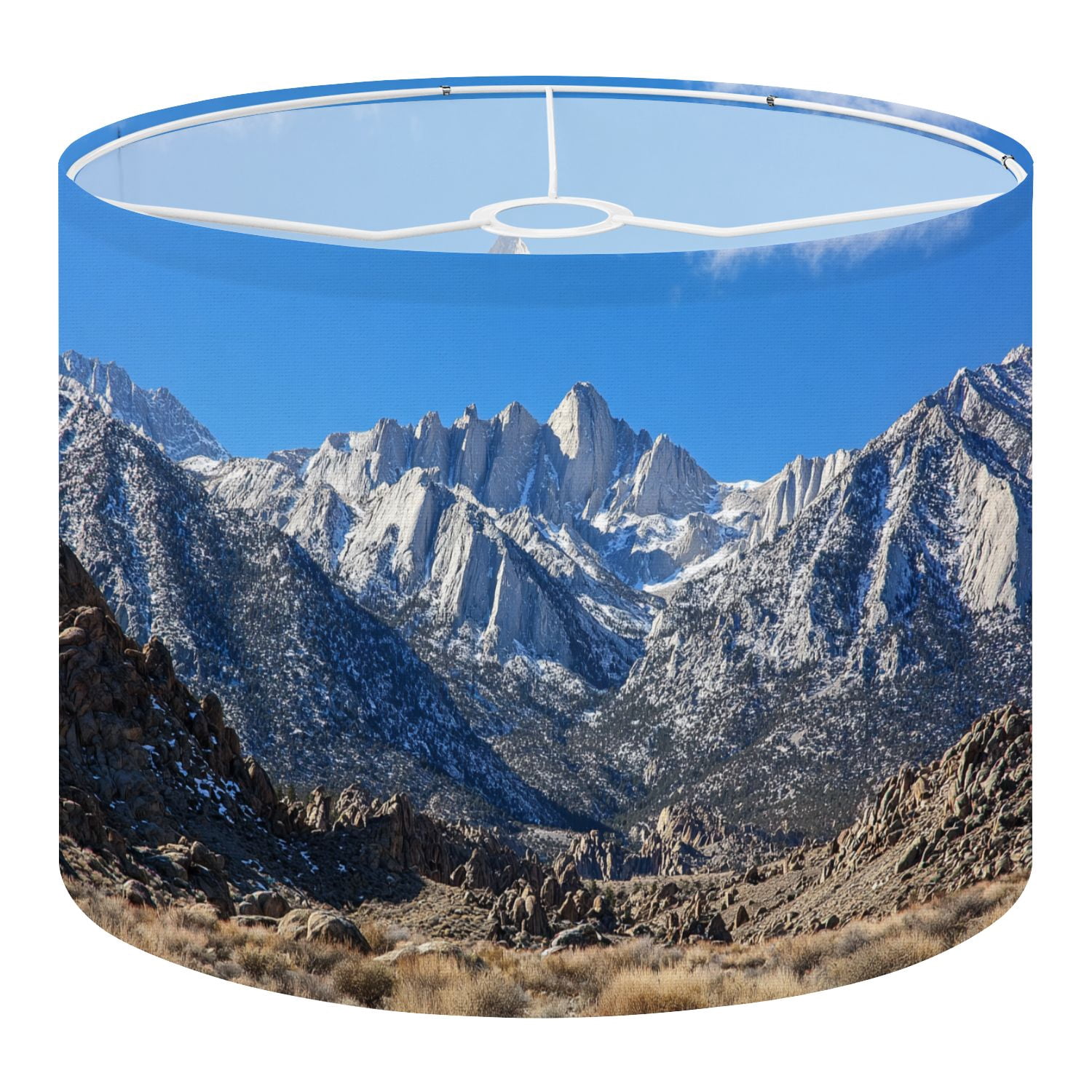 Desert Linen Drum Lampshades mt whitney alabama hills desert pictures ...