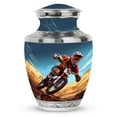 Desert Motocross Race Celestial Serenity Large Urn for Adult Male ...
