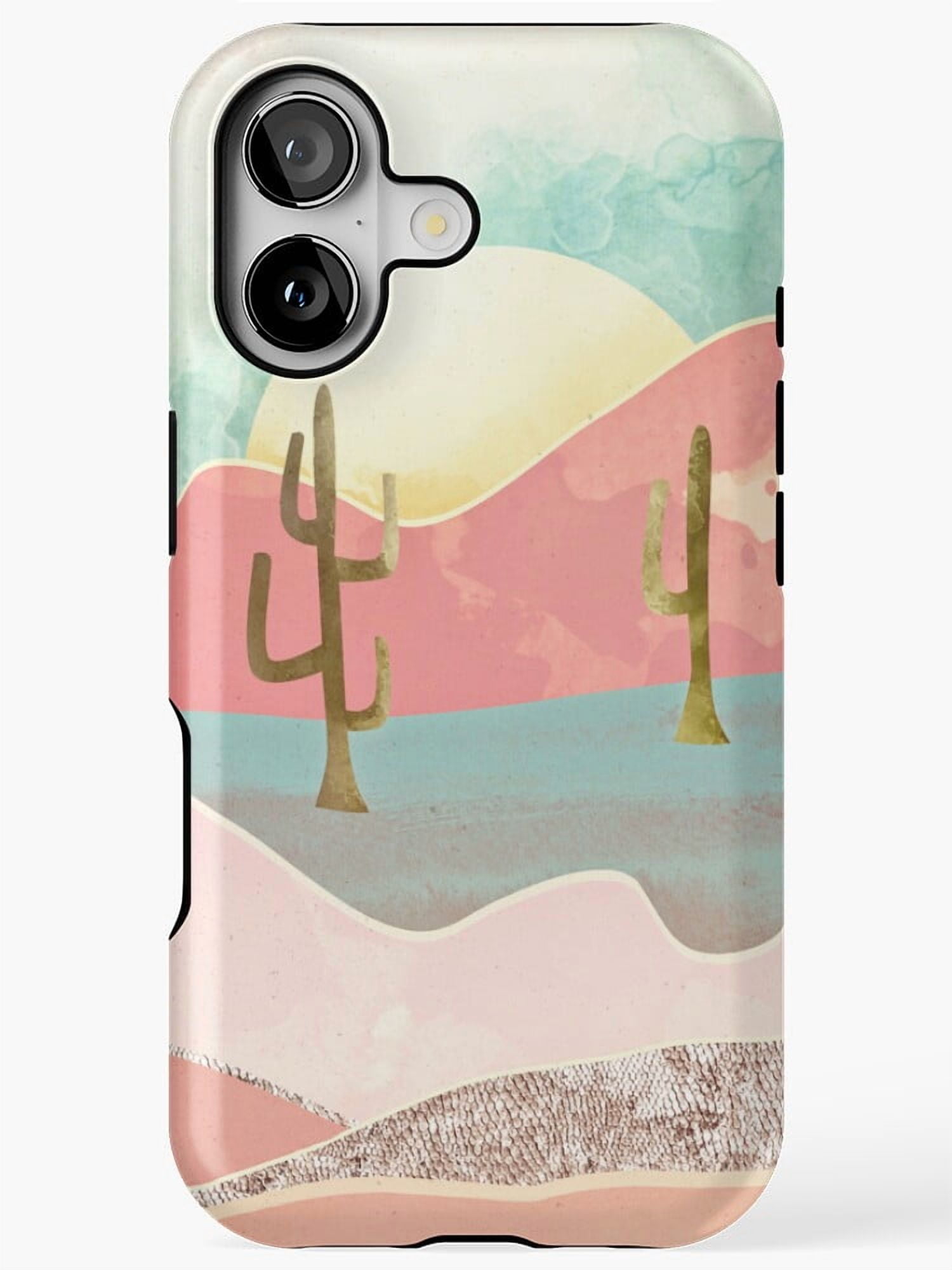 Desert Mountains Scenic Landscape Artwork For iPhone 11-17 Pro Max ...