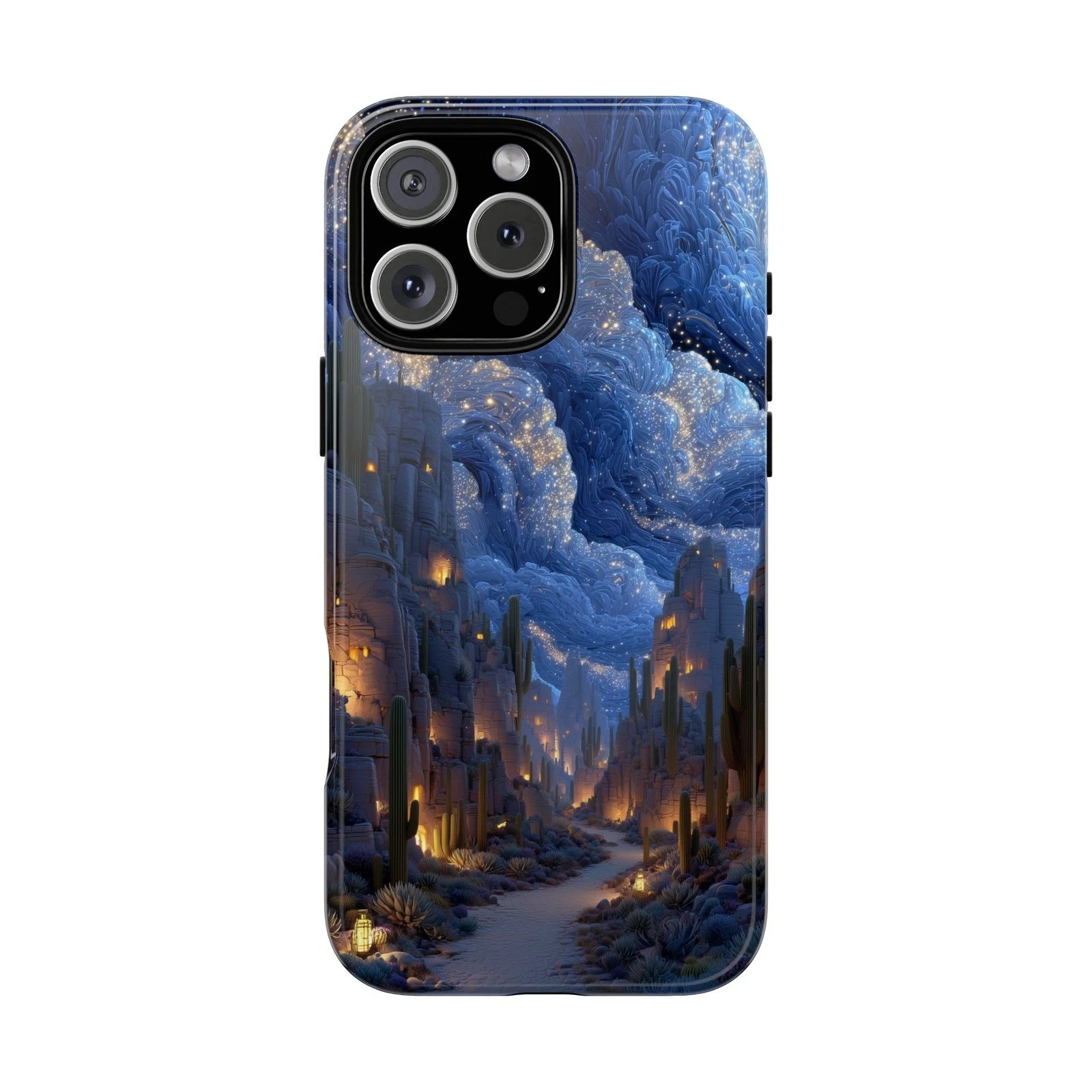 Desert Night Glowing Valley Sky Case for iPhone 11-17 Pro Max - Walmart.com