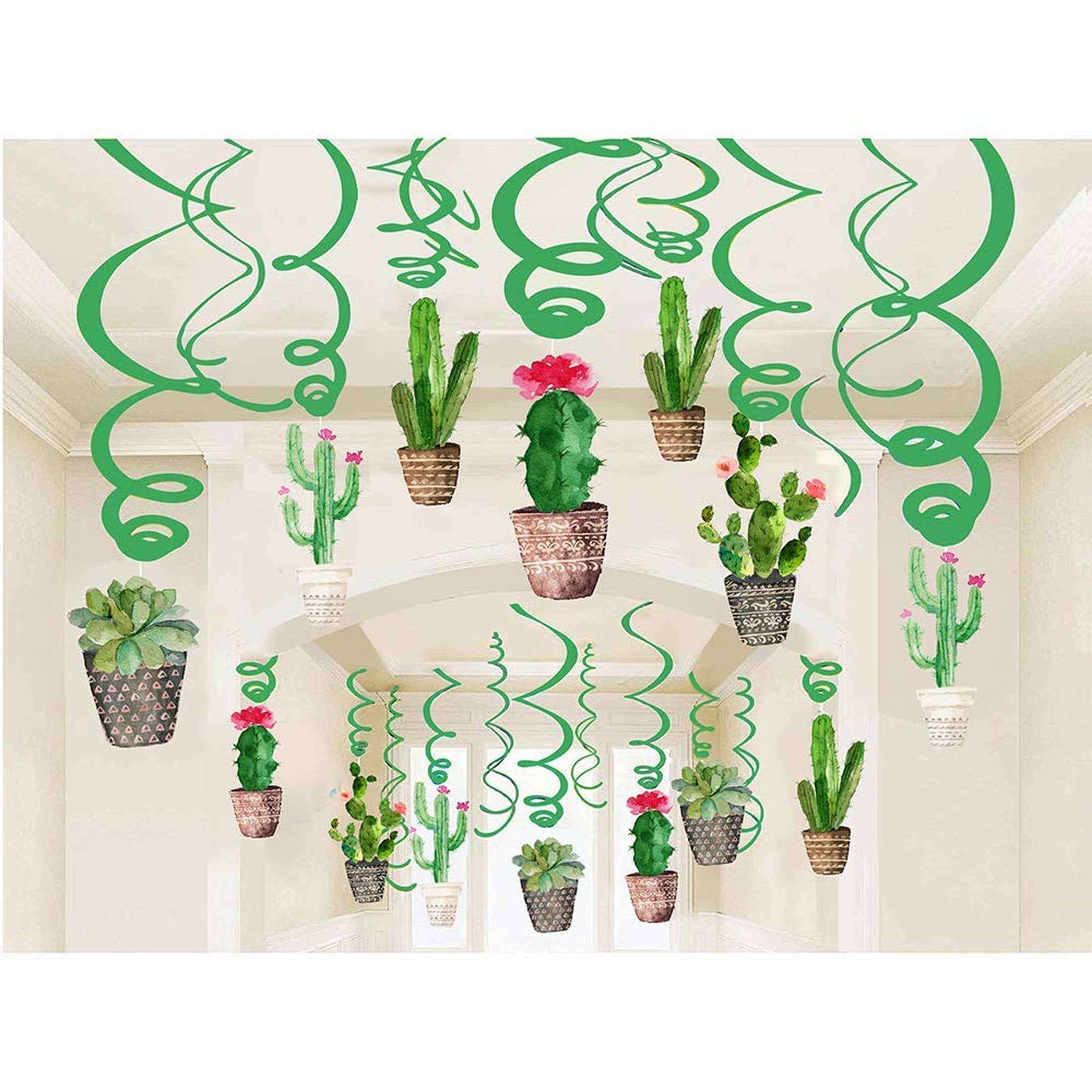 Desert Oasis Celebration Swirls - Vibrant Hanging Decorations for ...